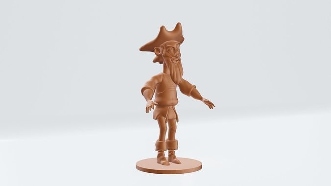 Herman Toothrot Monkey Island 3D model 3D printable | CGTrader
