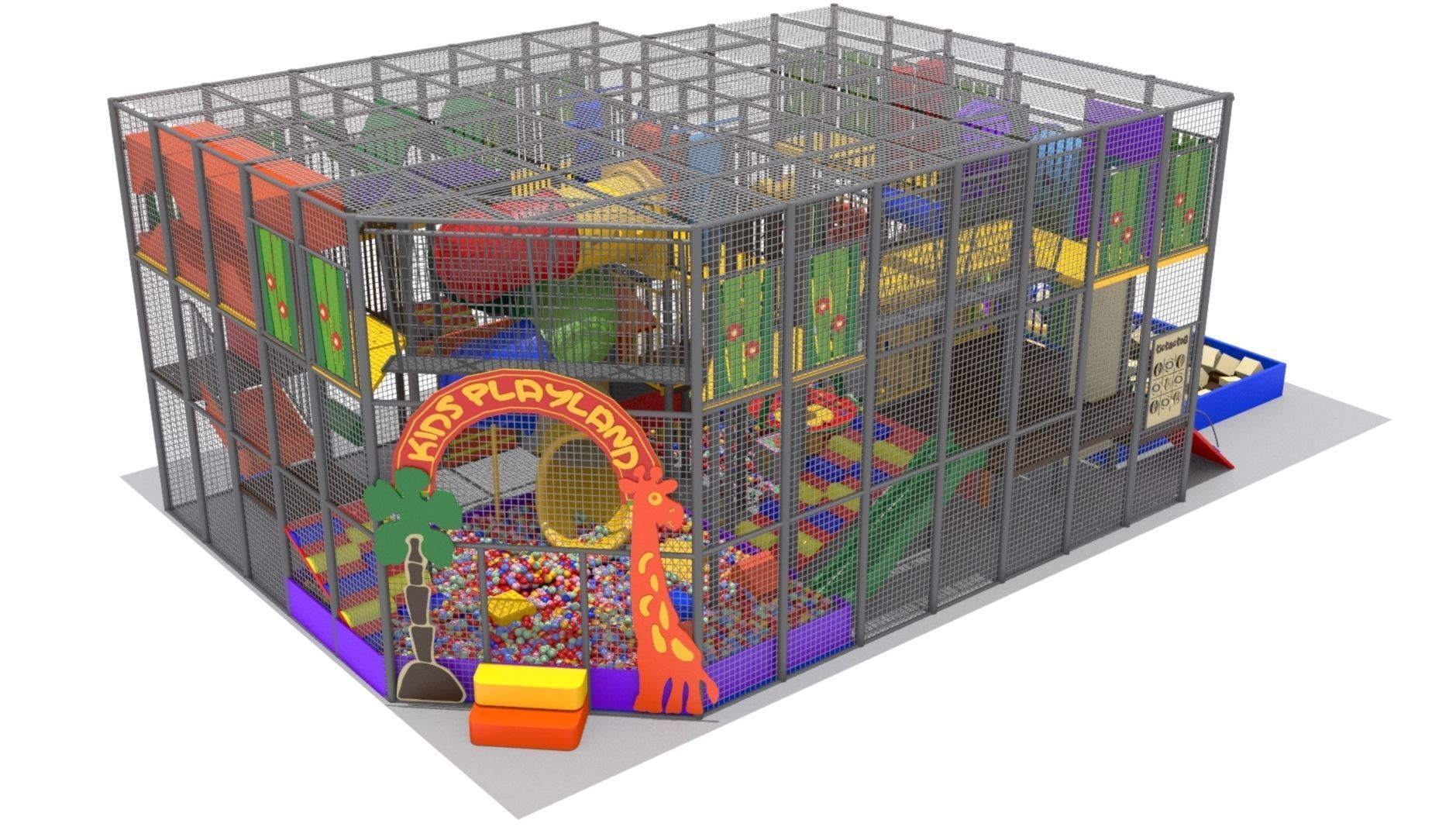 Indoor Playground 3D model | CGTrader