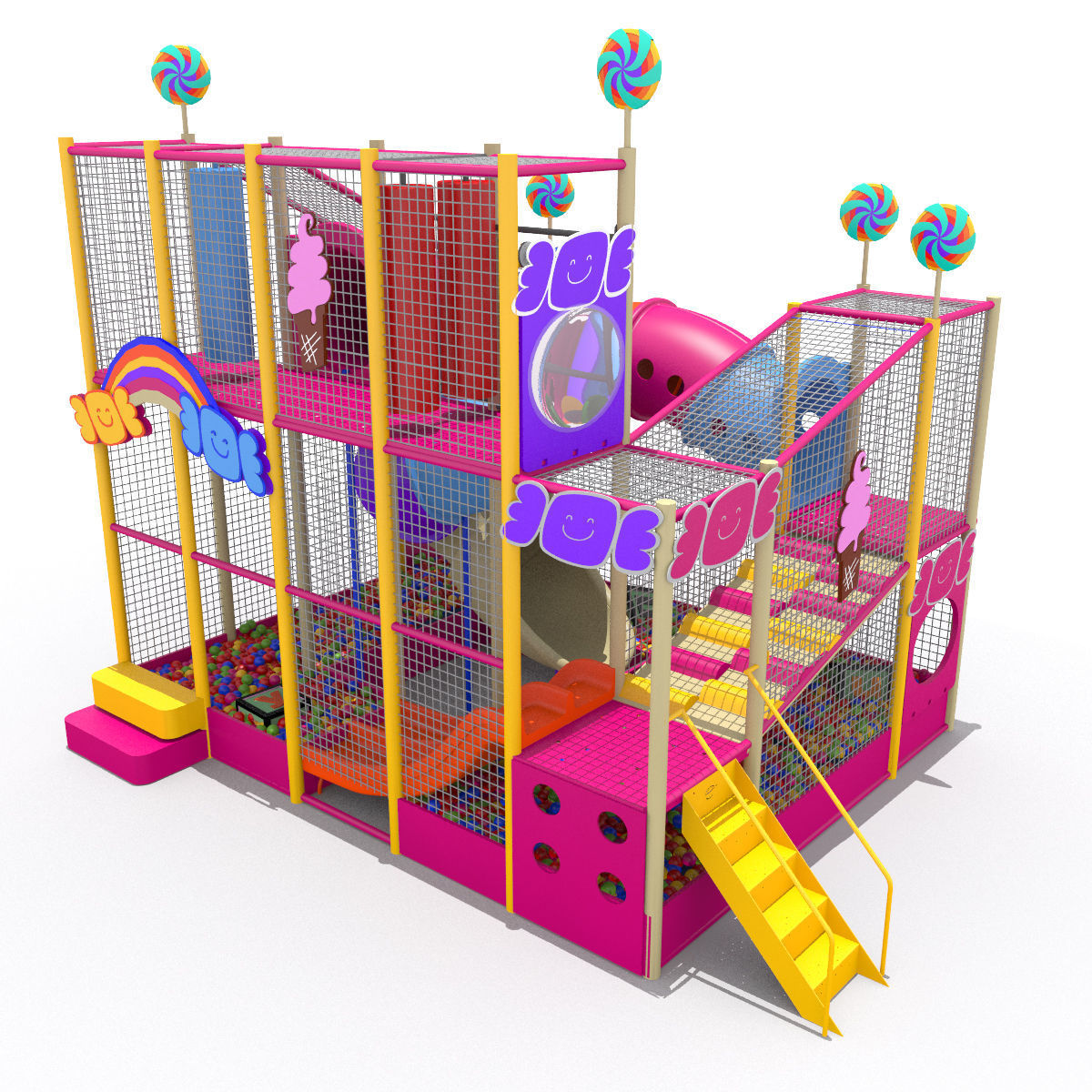 Indoor Playground 3D model | CGTrader