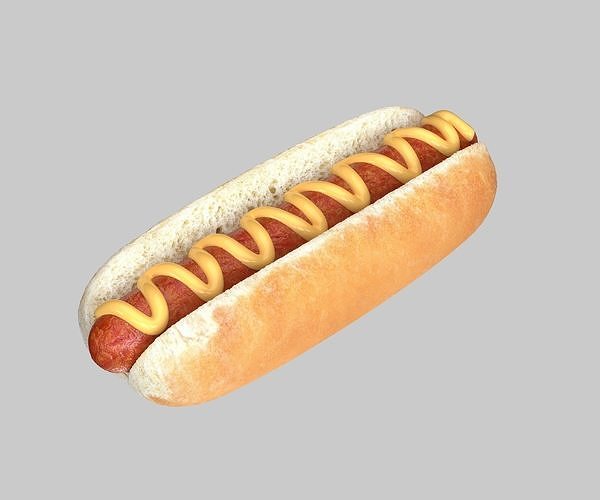 Hot dog 3D model | CGTrader