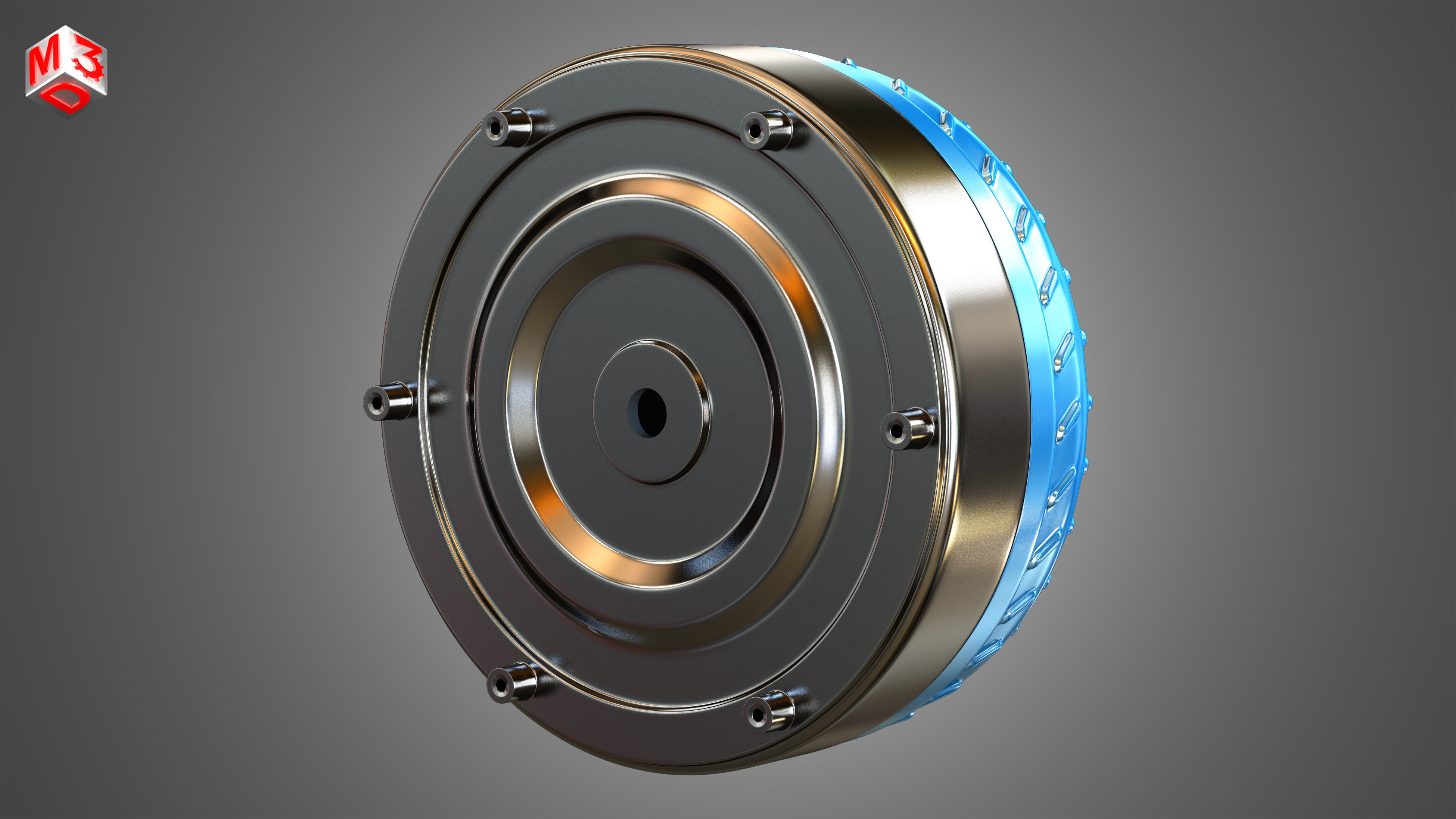 Transmission Torque Converter - with 6 Interior Parts 3D model | CGTrader