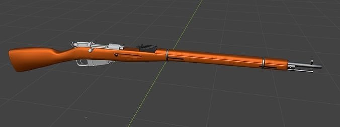 Mosin Nagant free 3D model | CGTrader