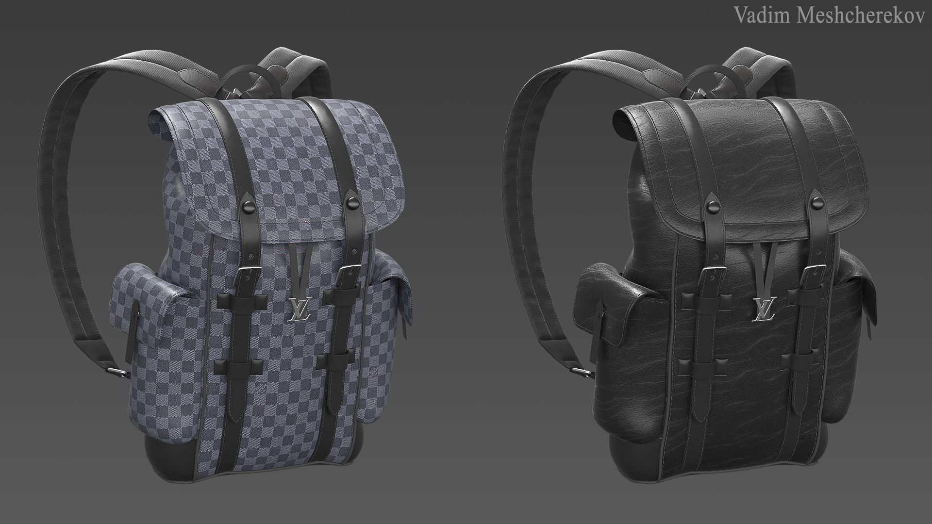 Backpack 2 Marvelous Designer project 3D model | CGTrader