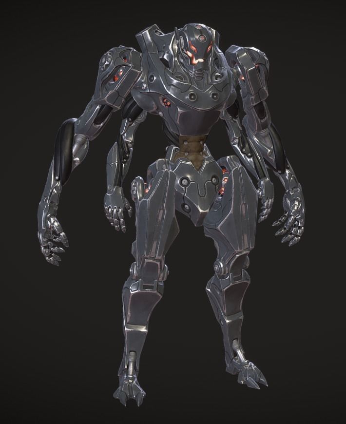 3D model Ultron fanart VR / AR / low-poly | CGTrader