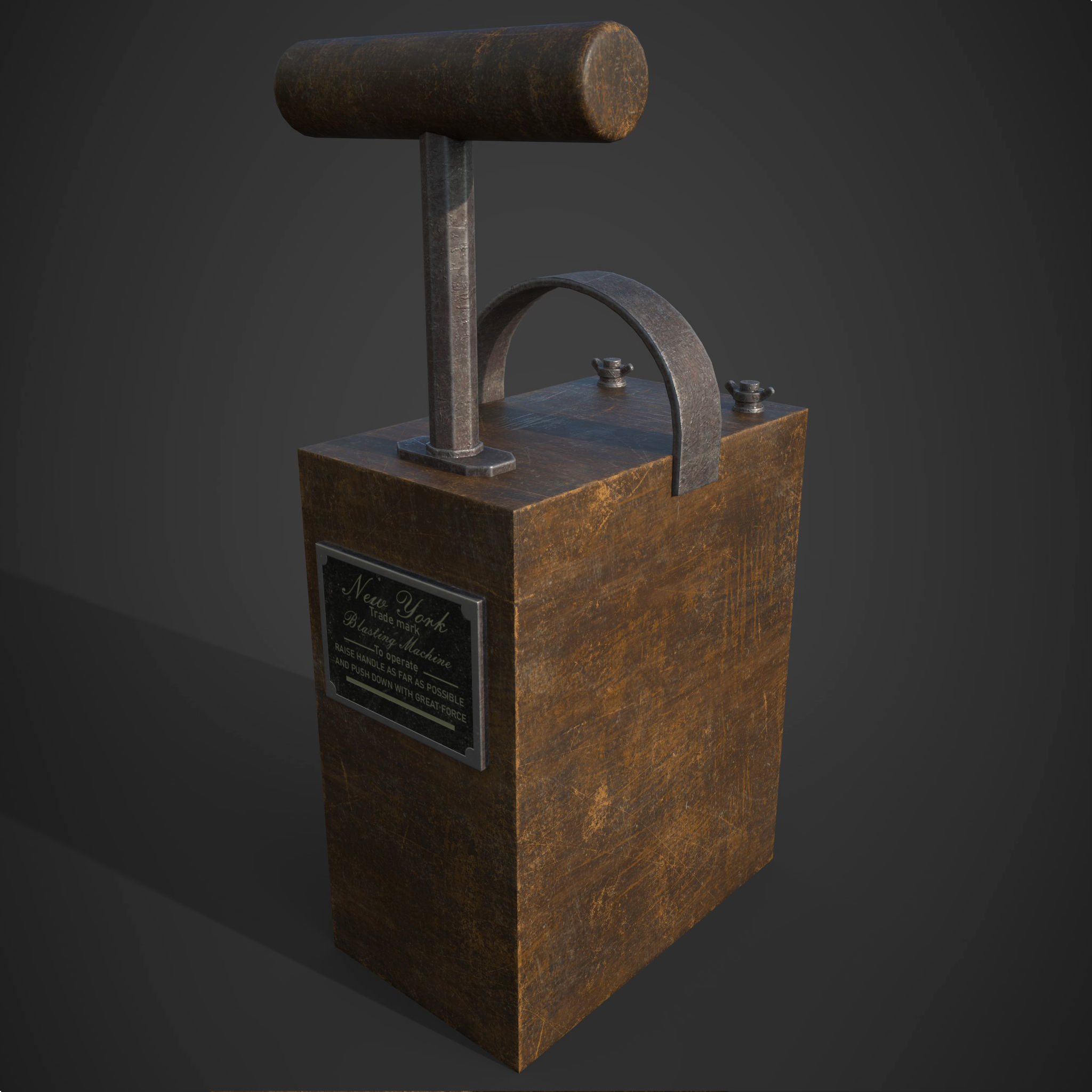 Blasting machine 3D model | CGTrader