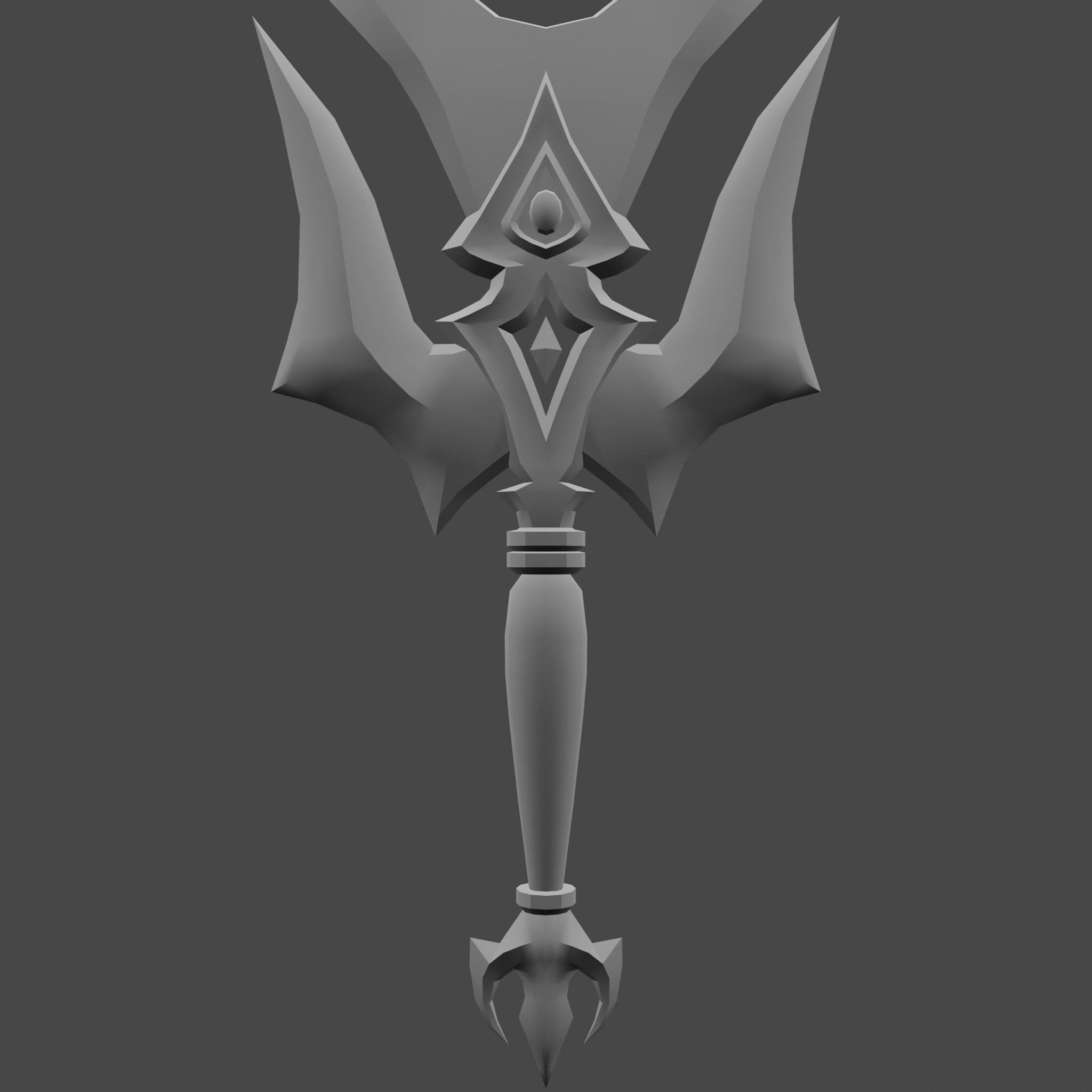 Low Poly Vampire Sword 3D model | CGTrader