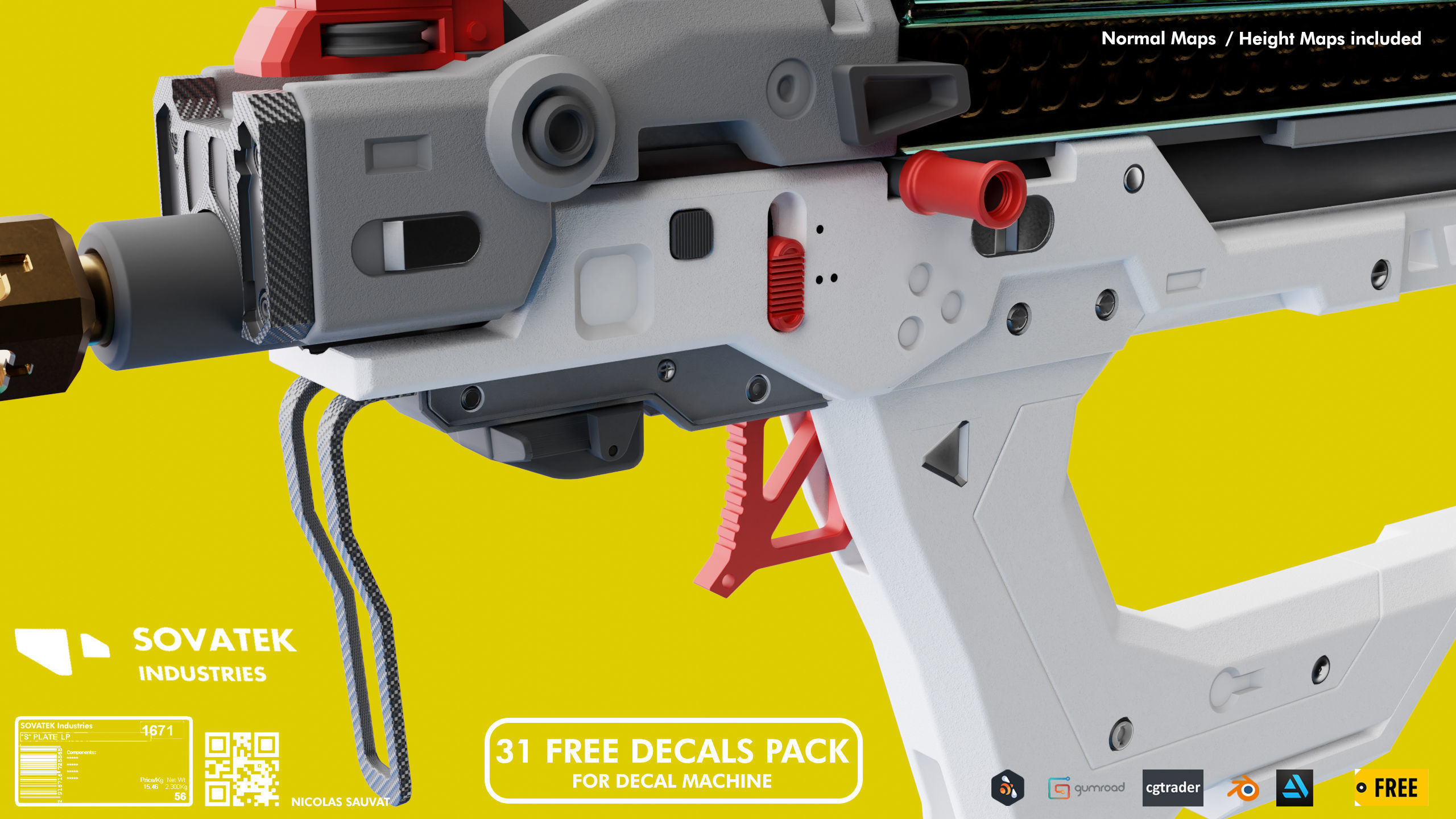 31 Free Decals Pack free Texture | CGTrader