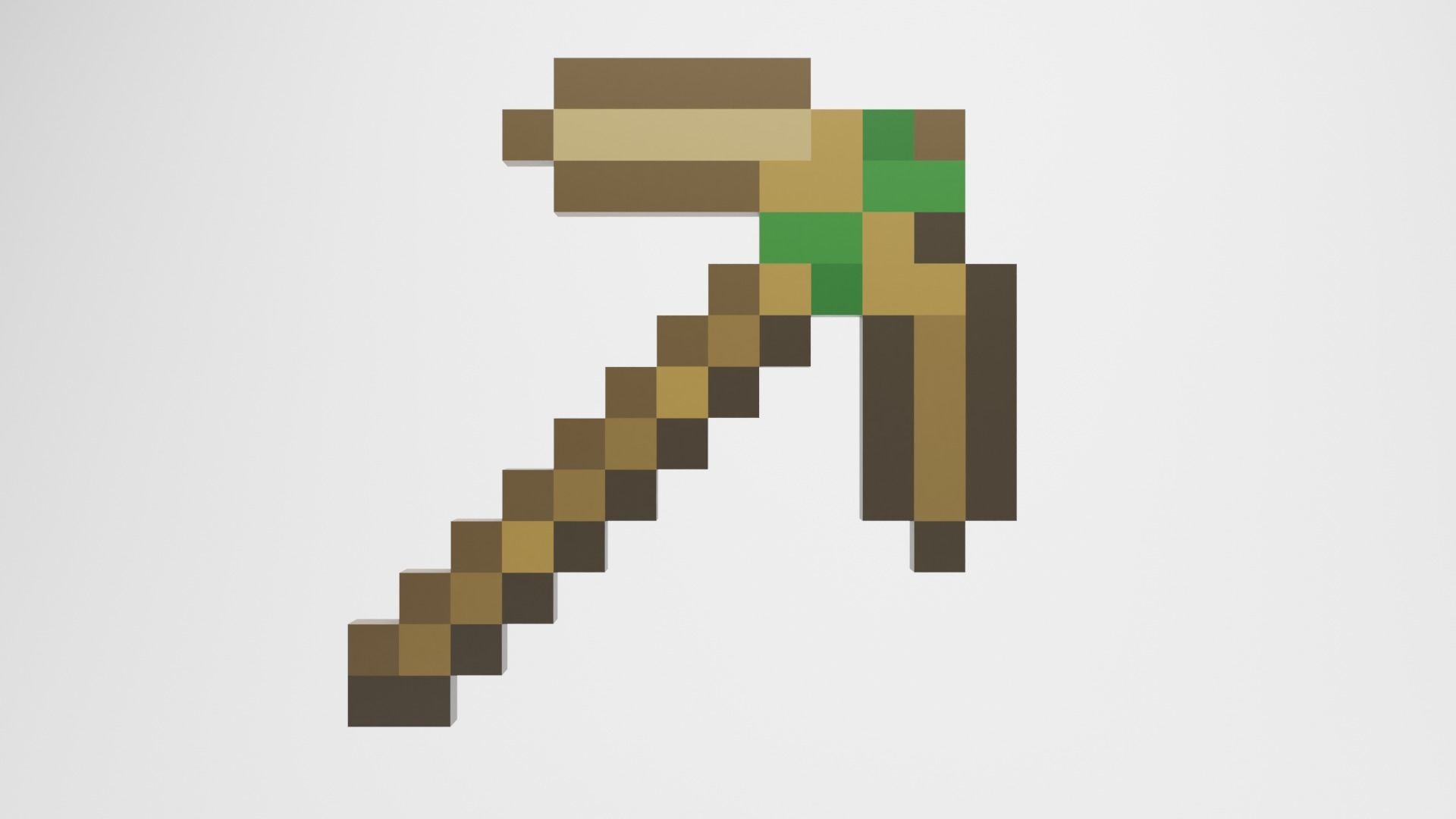 3D model Minecraft Wooden Pickaxe Must Read Description Low-poly 3D ...