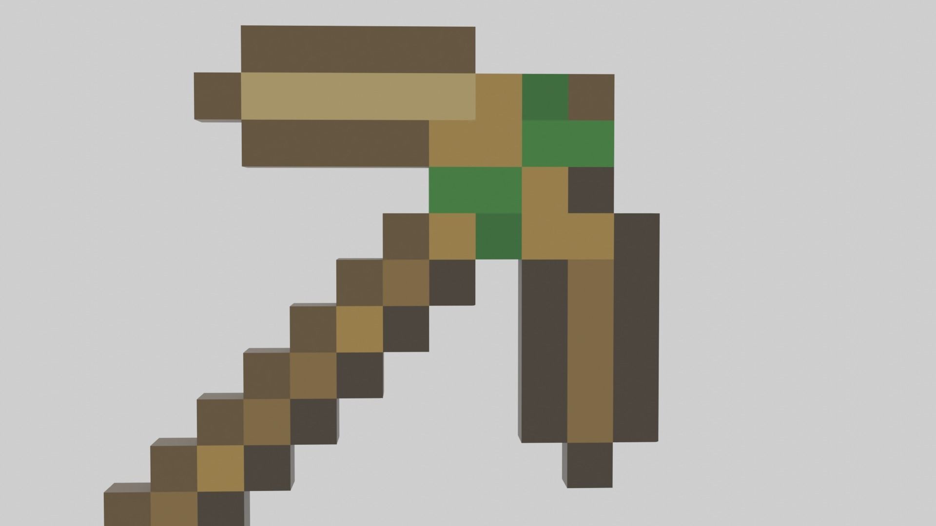 3D model Minecraft Wooden Pickaxe Must Read Description Low-poly 3D ...