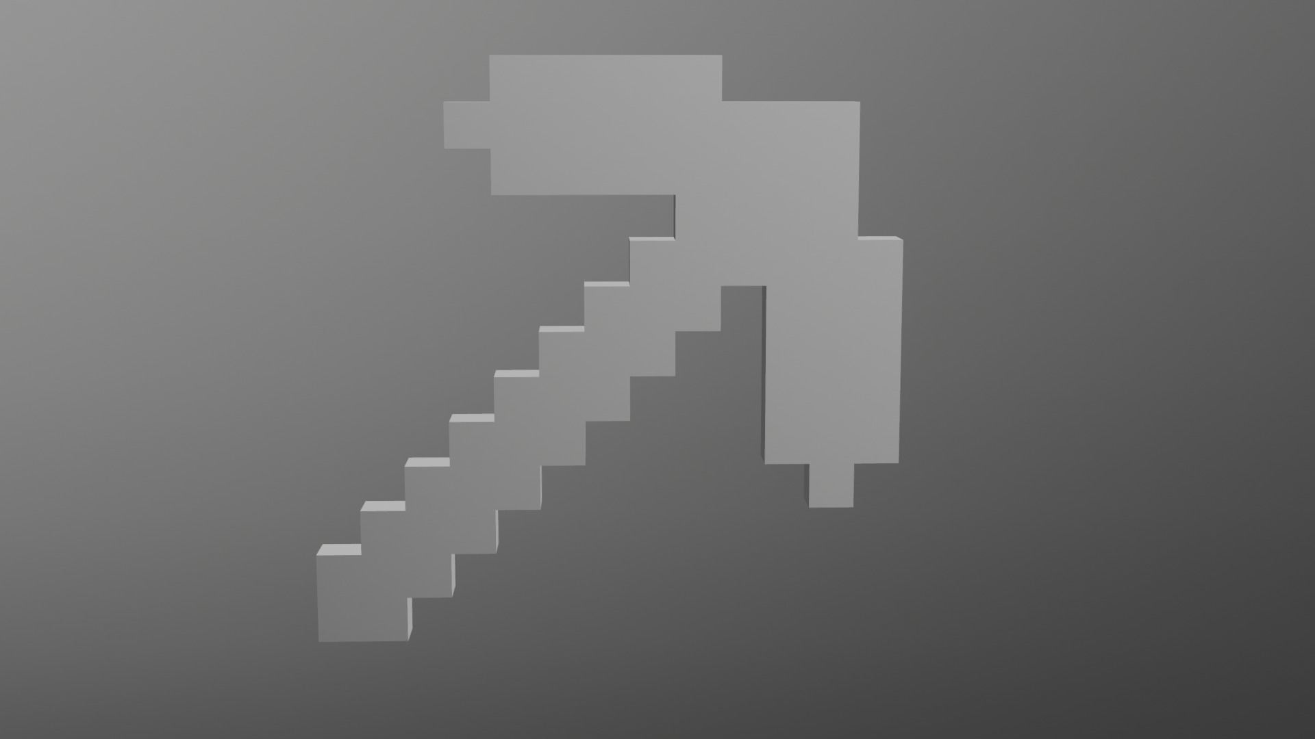 3D model Minecraft Wooden Pickaxe Must Read Description Low-poly 3D ...