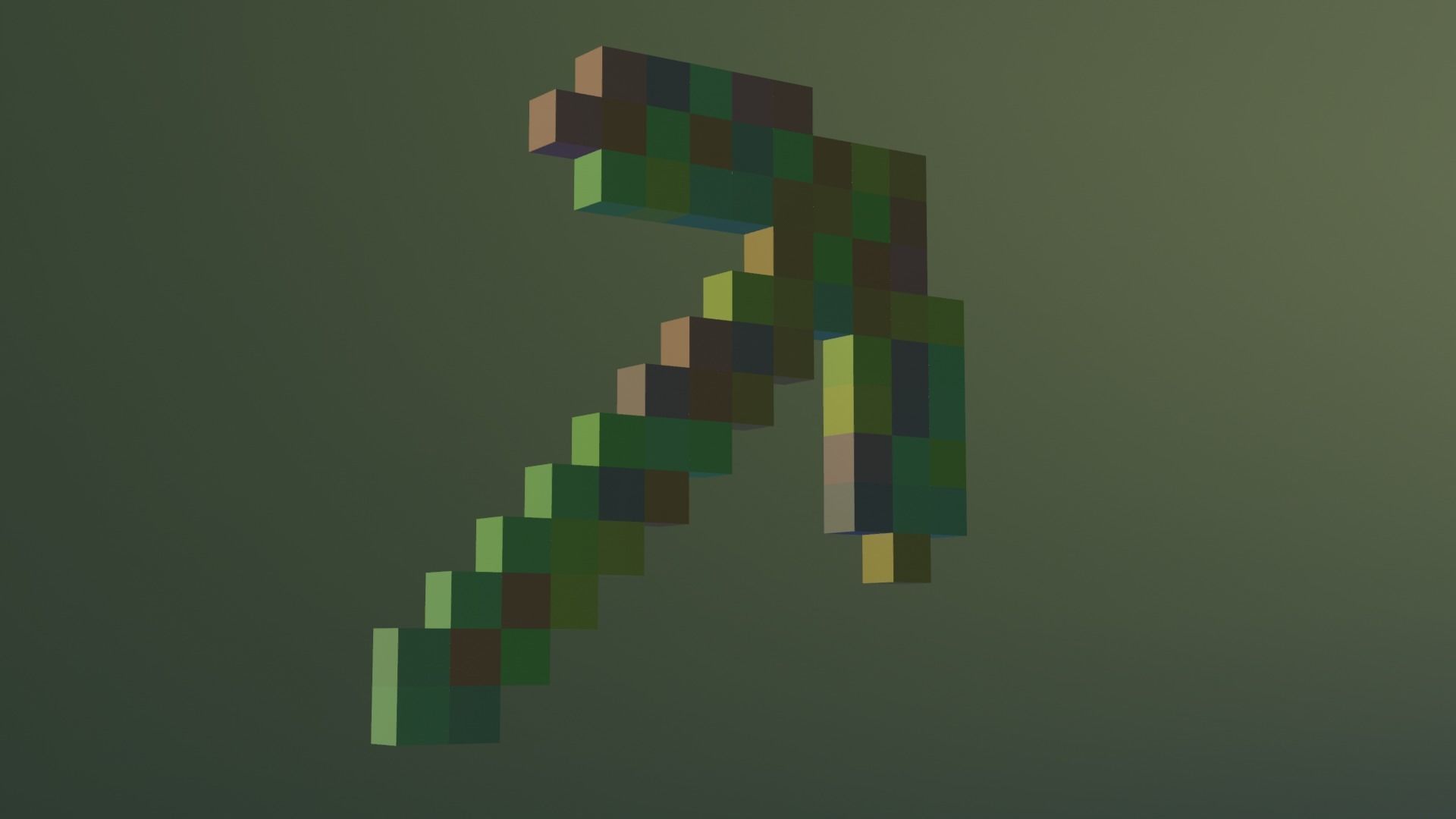 3D model Minecraft Wooden Pickaxe Must Read Description Low-poly 3D ...