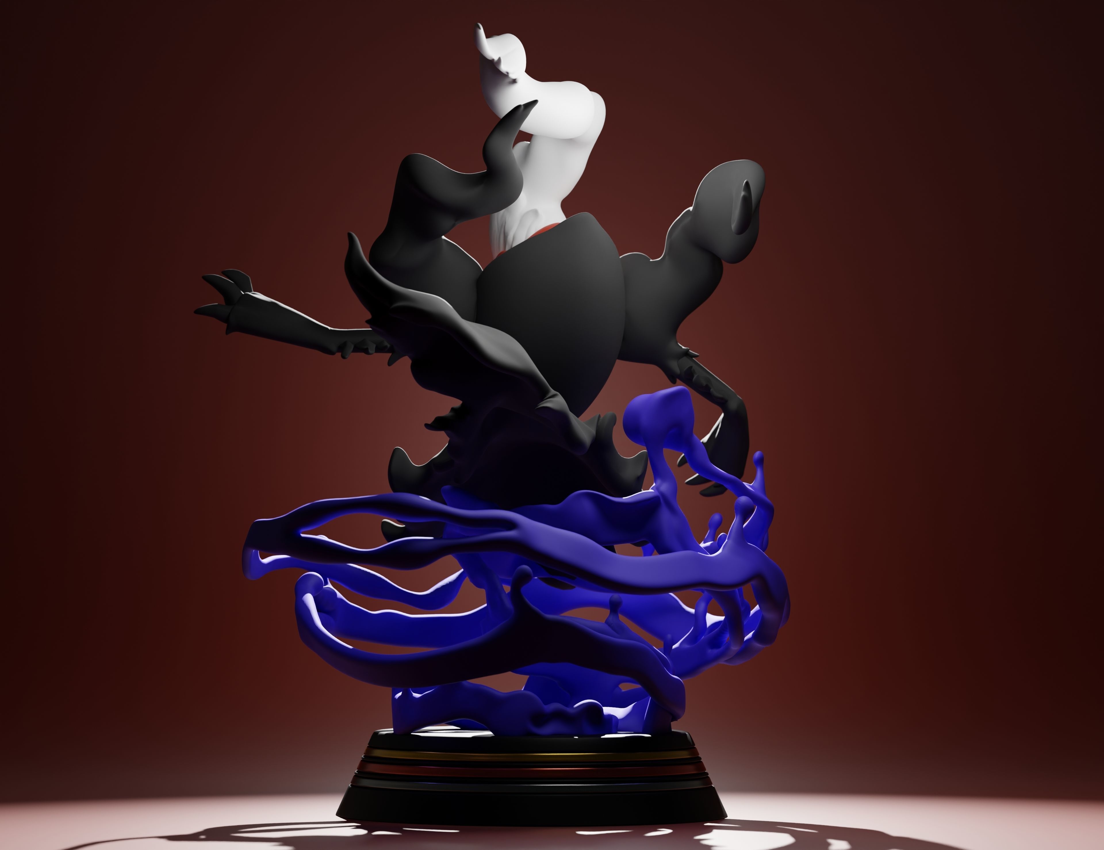 DARKRAI - 3D PRINTABLE POKEMON with cuts and as a whole 3D model 3D ...