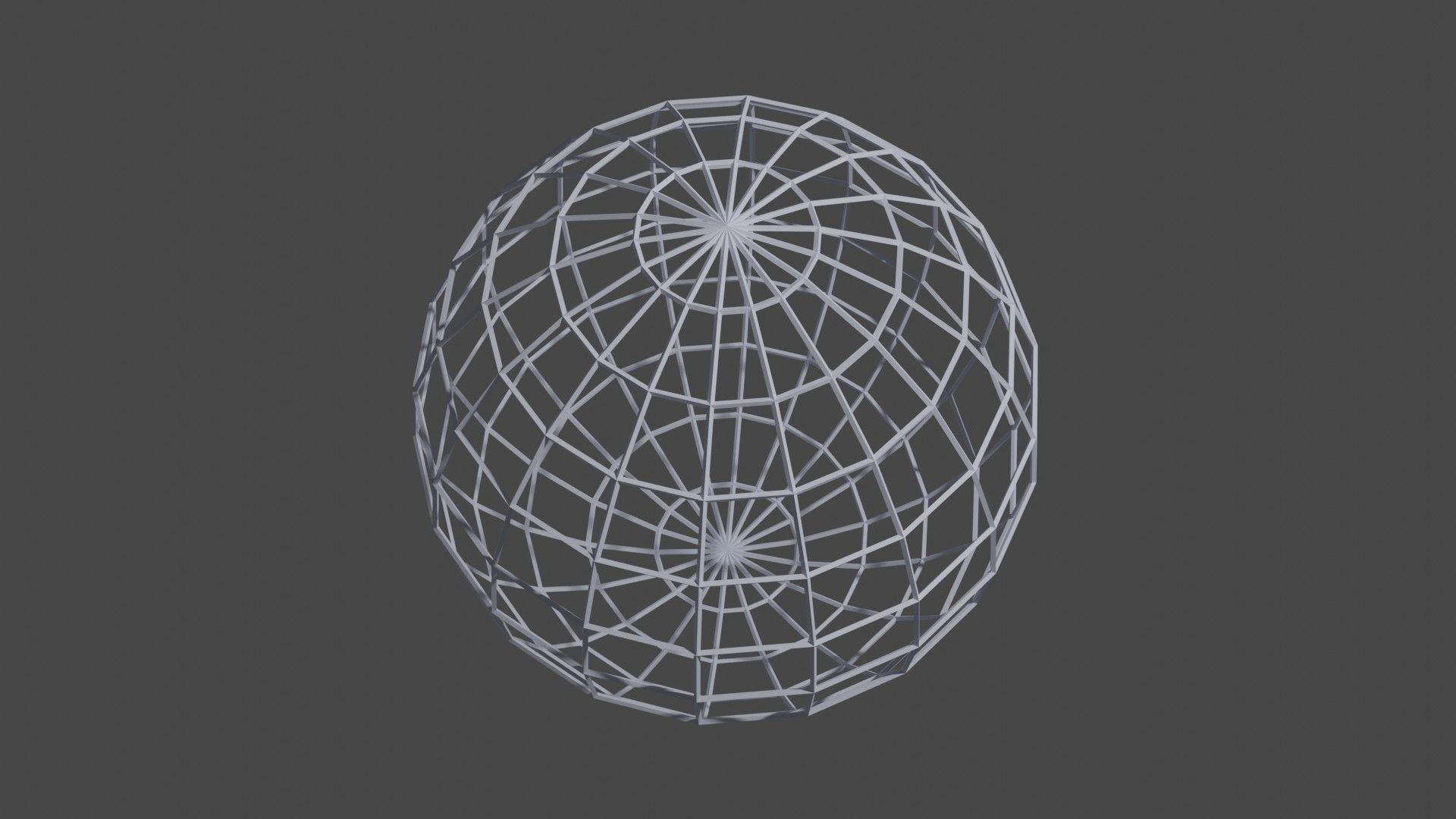Grid Sphere free VR / AR / low-poly 3D model | CGTrader