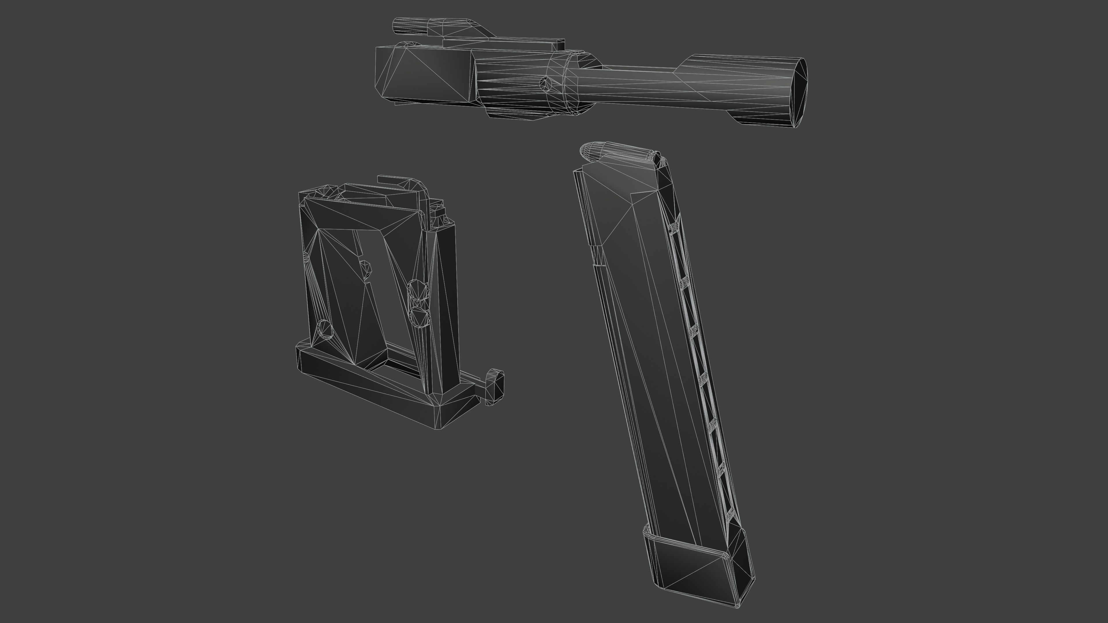3D model AR15 to 9mm conversion kit VR / AR / low-poly | CGTrader