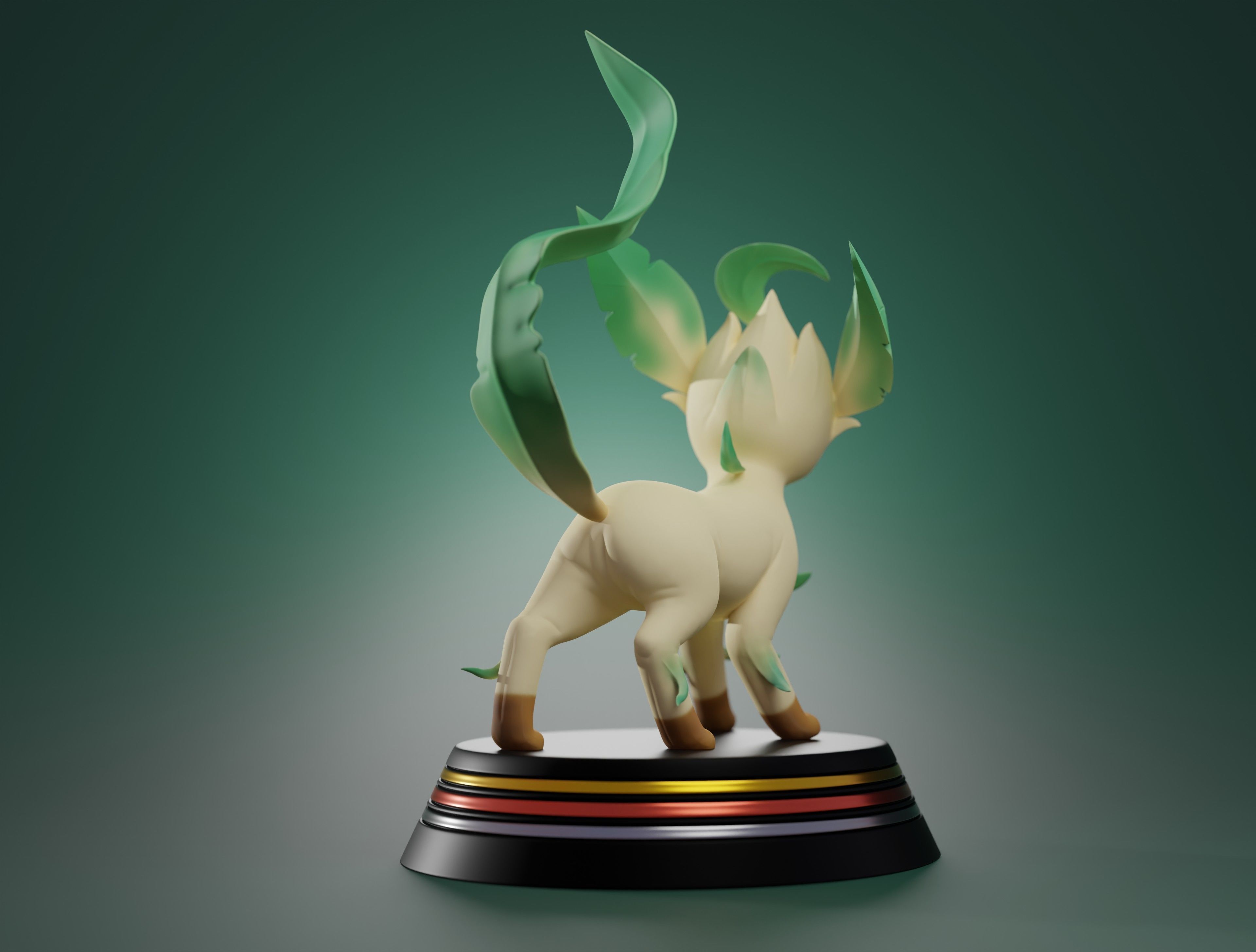 LEAFEON - 3D PRINTABLE POKEMON 3D model 3D printable | CGTrader