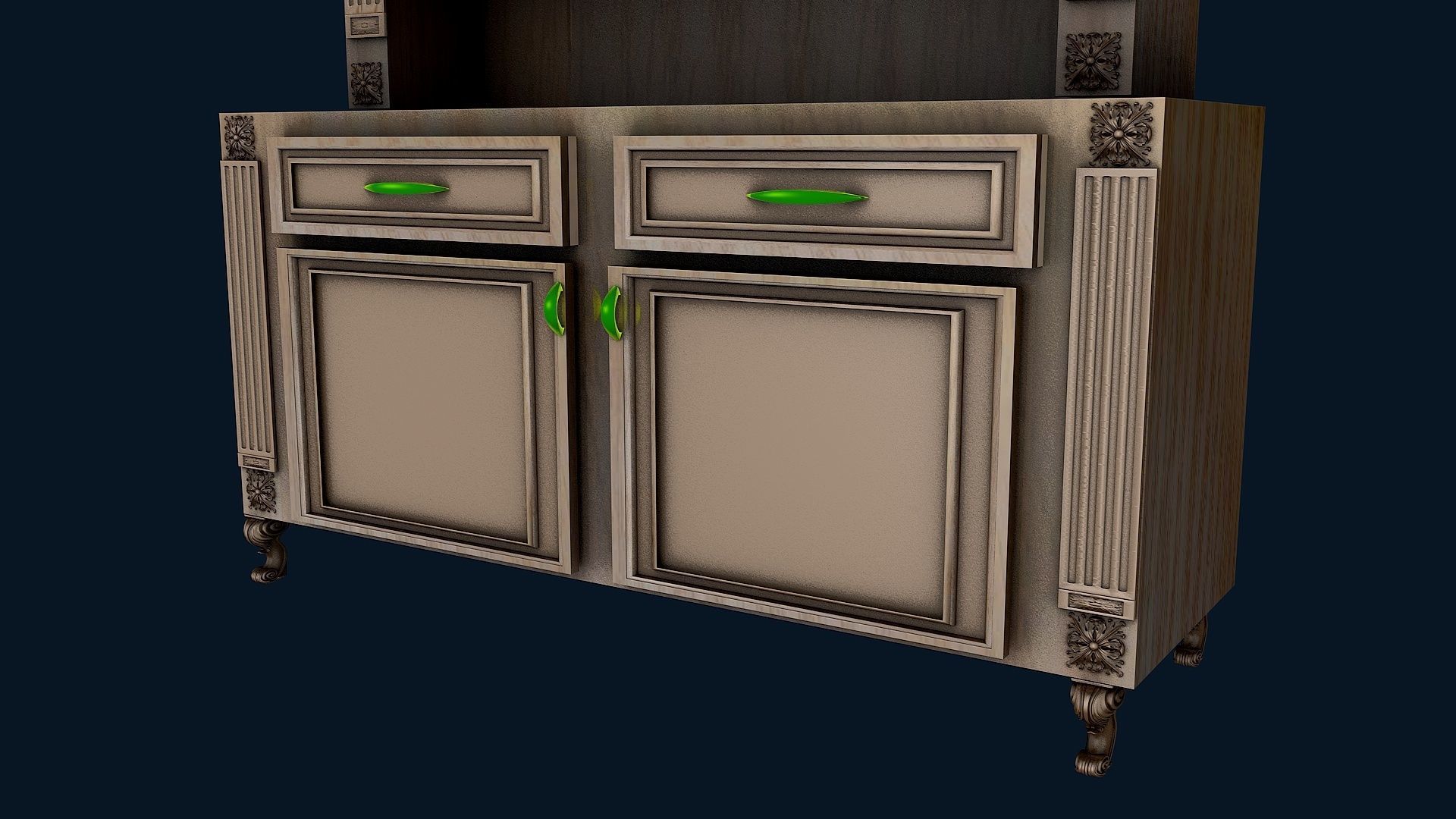 CLASSIC BUFFET 3D model | CGTrader