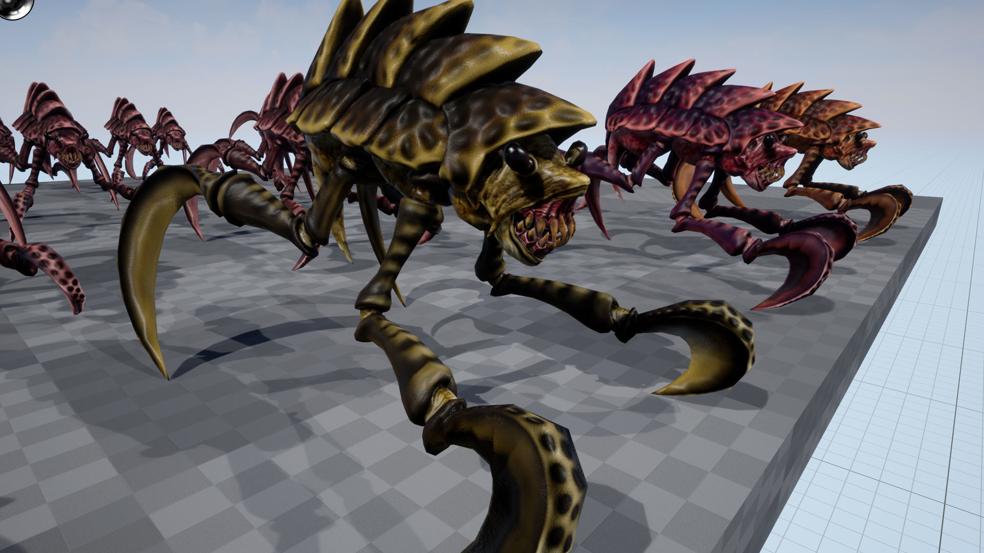 3D model Shell Monster VR / AR / low-poly rigged animated | CGTrader