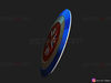 Captain Britain Shield - Marvel comics - High Quality 3D model 3D ...