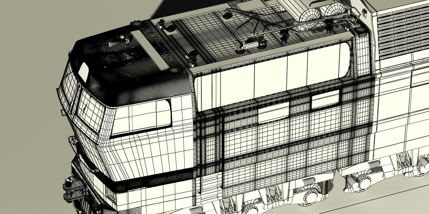 Train CS2T 3D model | CGTrader