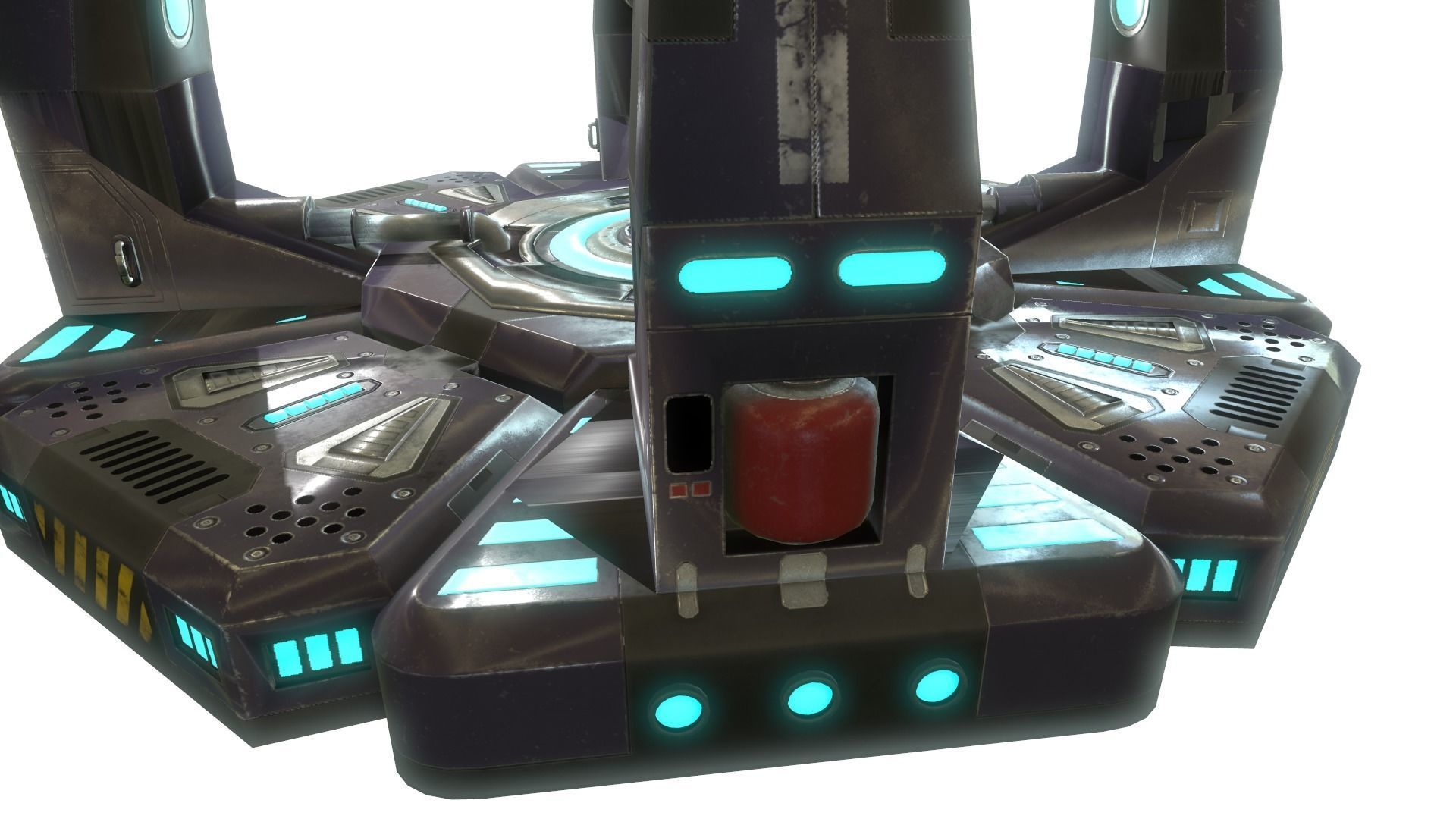 3D model portal warp gate teleport VR / AR / low-poly | CGTrader