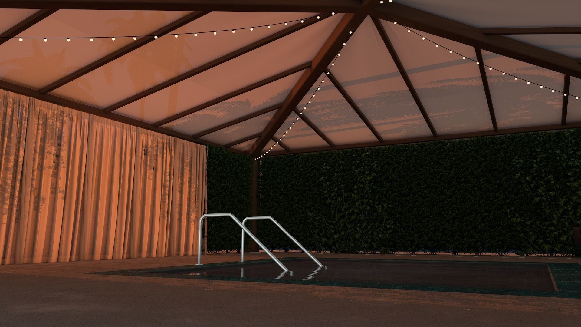 Pool Cabana 3D model | CGTrader