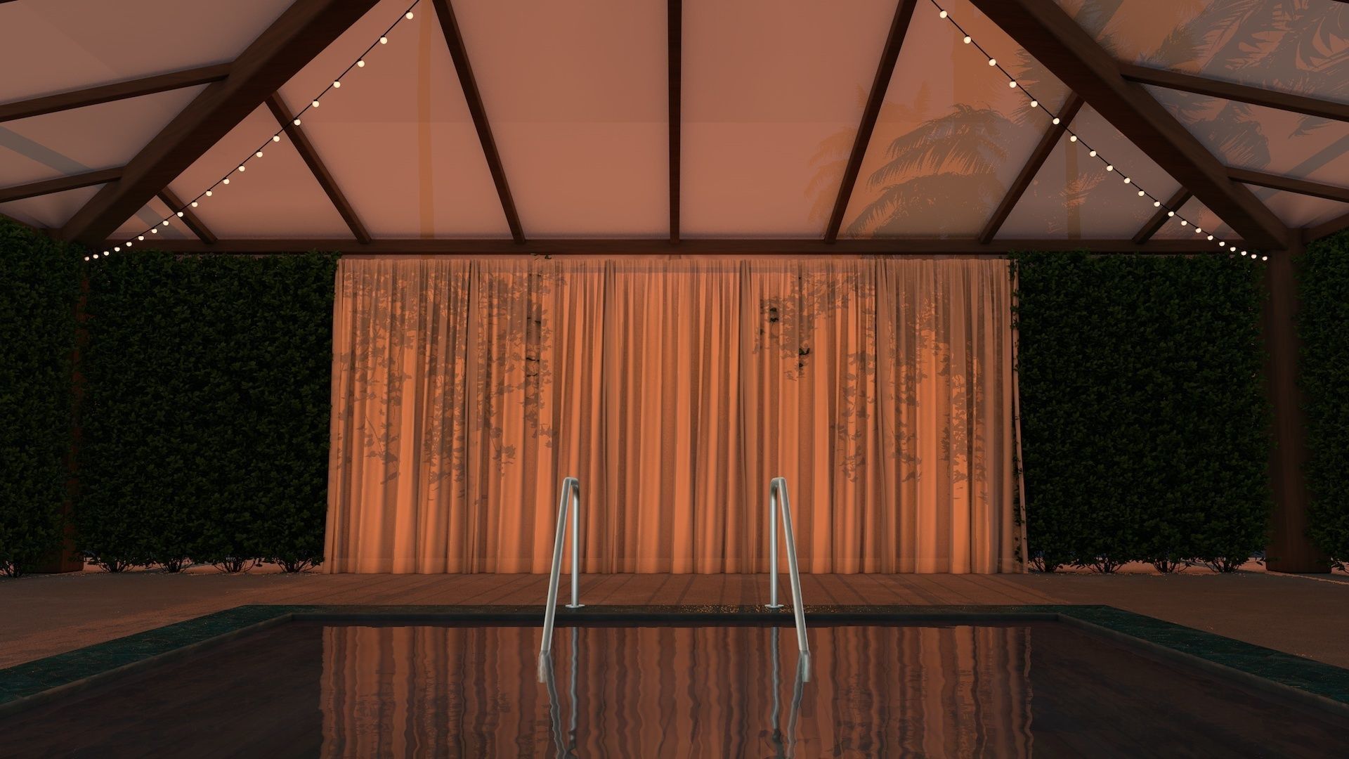 Pool Cabana 3D model | CGTrader