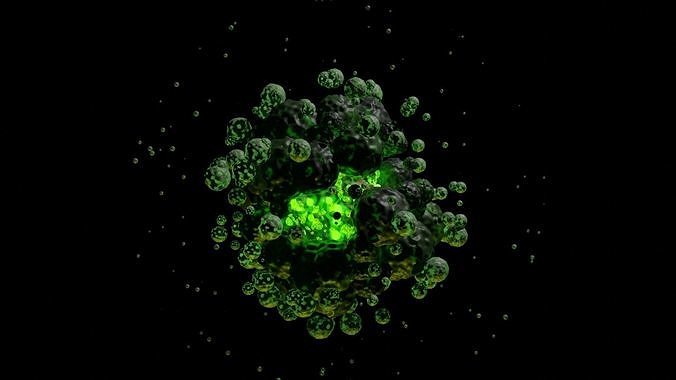 Alien Virus Sphere free 3D model | CGTrader