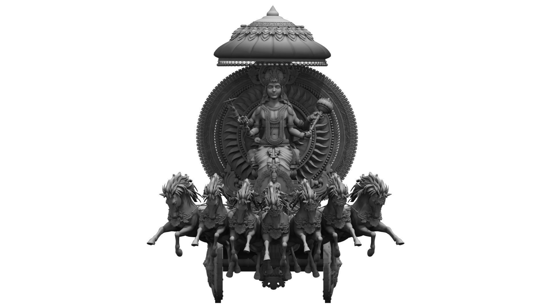 god surya bhagavan 3D model | CGTrader