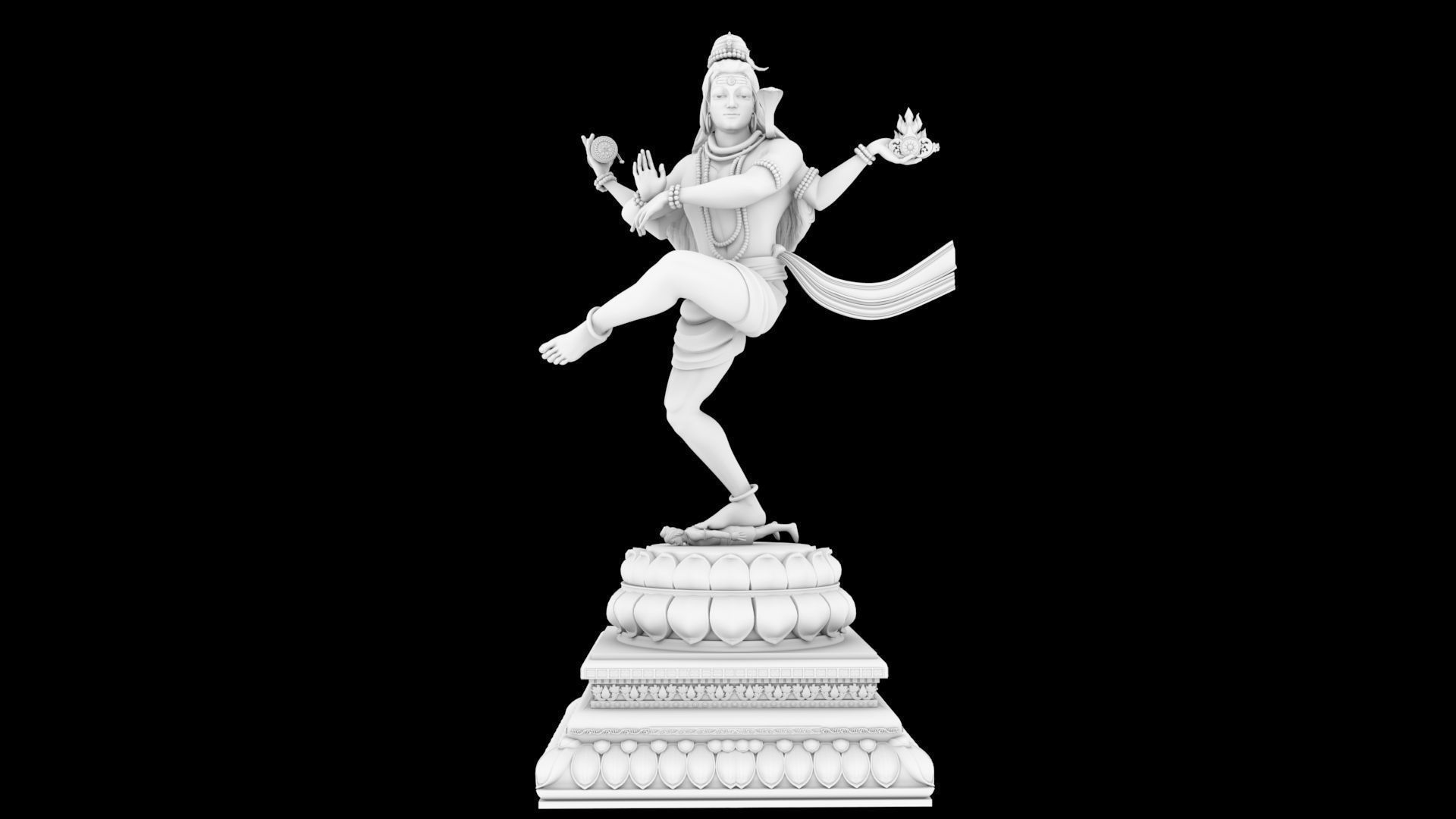 god shiva 3D model | CGTrader