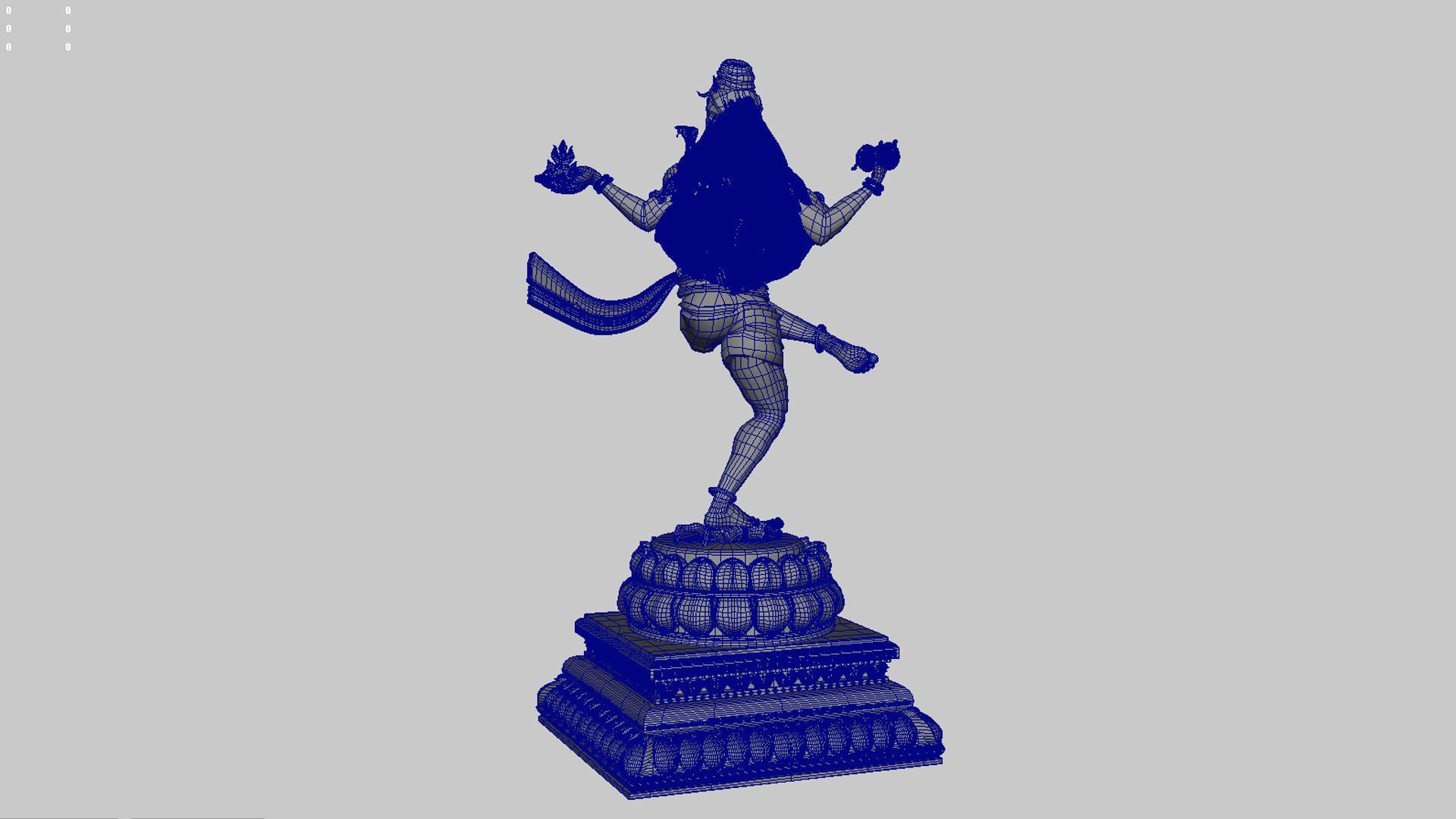 god shiva 3D model | CGTrader