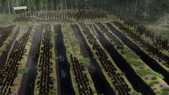 3D model Traditional peat turf gathering kit VR / AR / low-poly | CGTrader