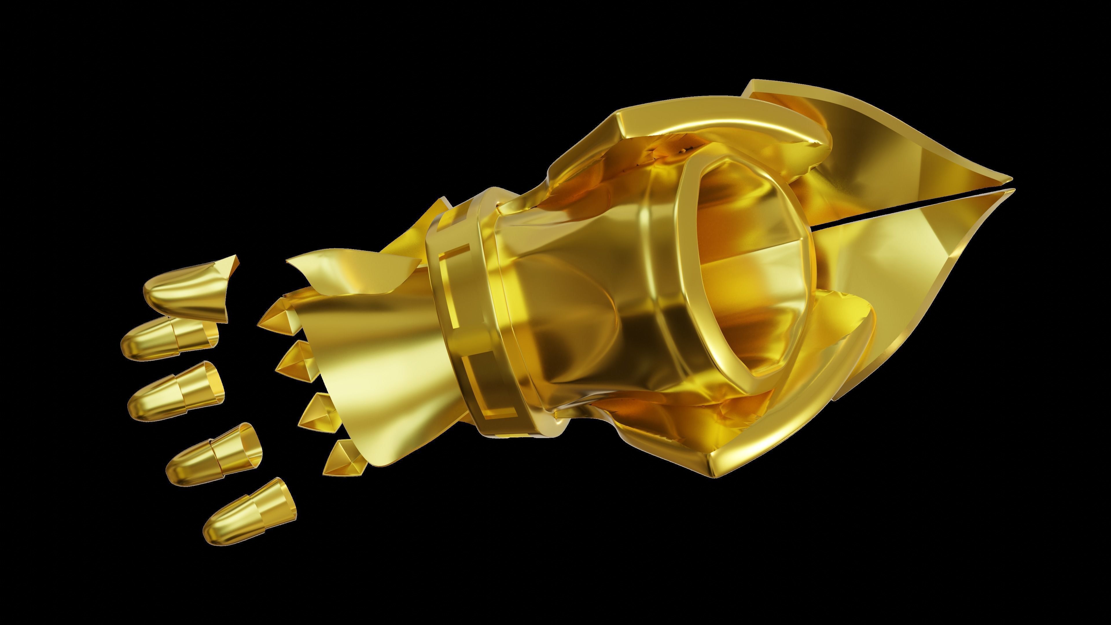 Ezreal Shuriman gauntlet glove league of legends cosplay 3D model 3D ...