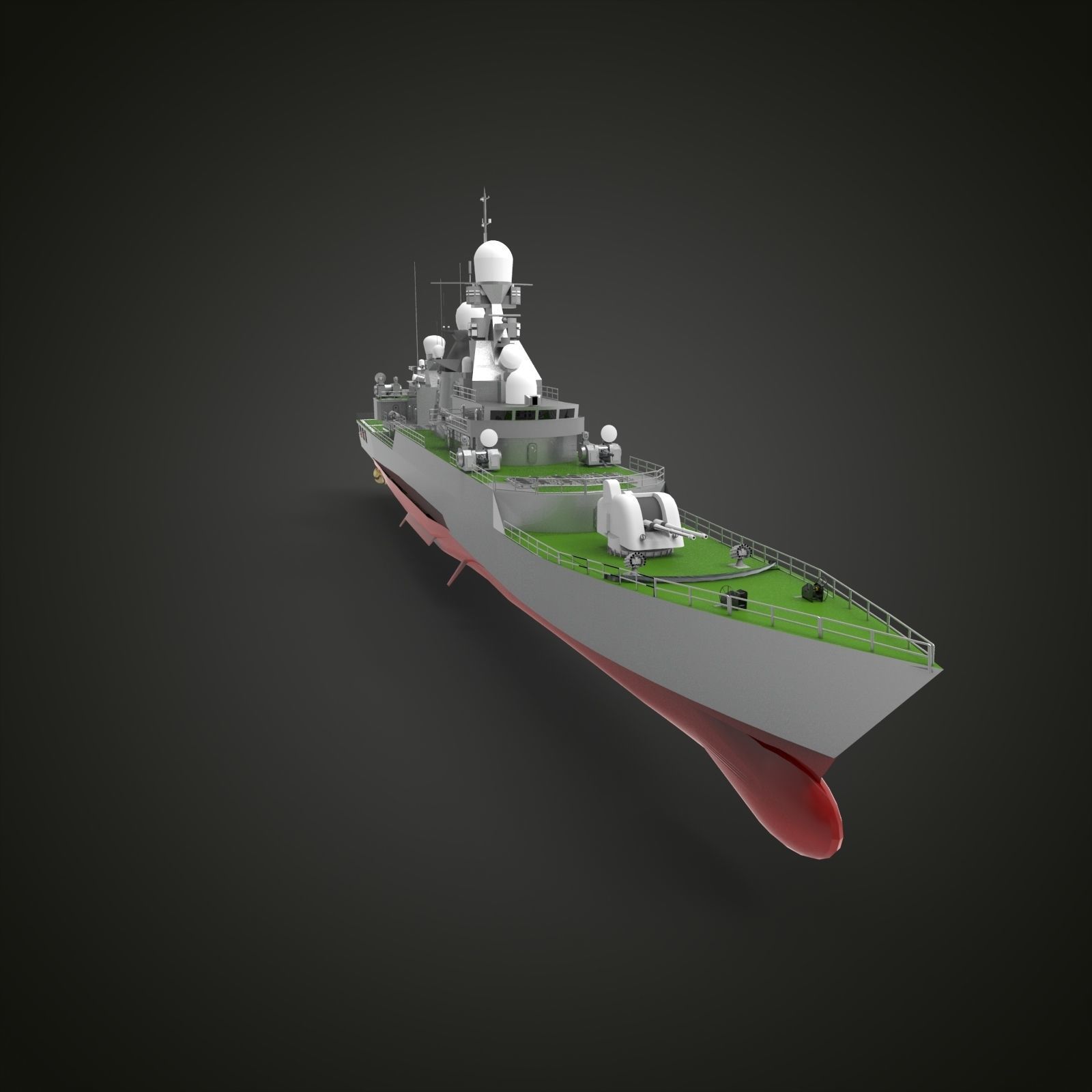 Jiangwei Class frigate 3D model | CGTrader