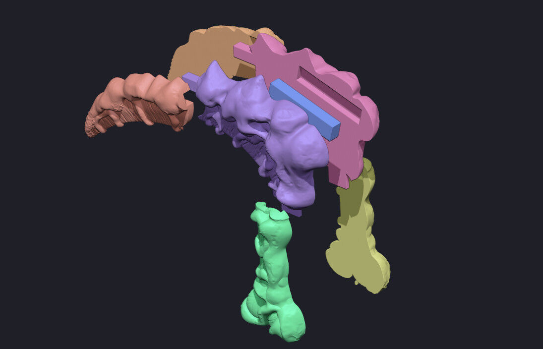 Upper moon 6 Gyutaro sickle weapon for 3d printing 3D model 3D ...