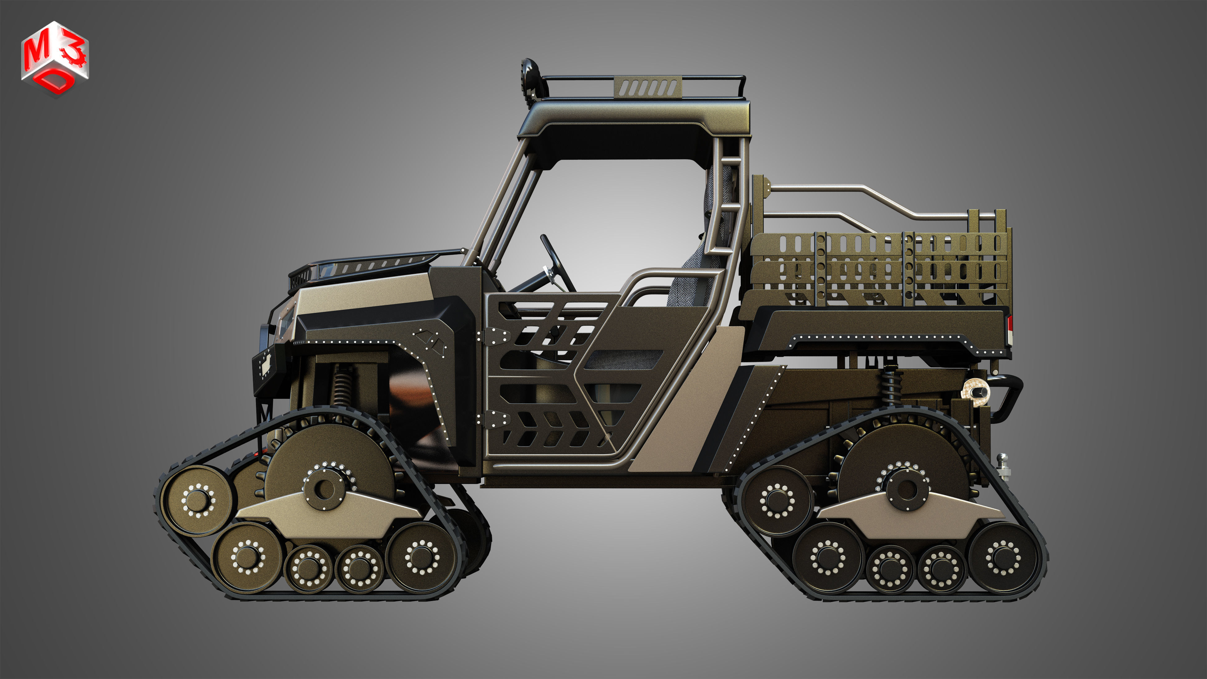 BMS - The Beast 1000 - with Tracks System 3D model | CGTrader