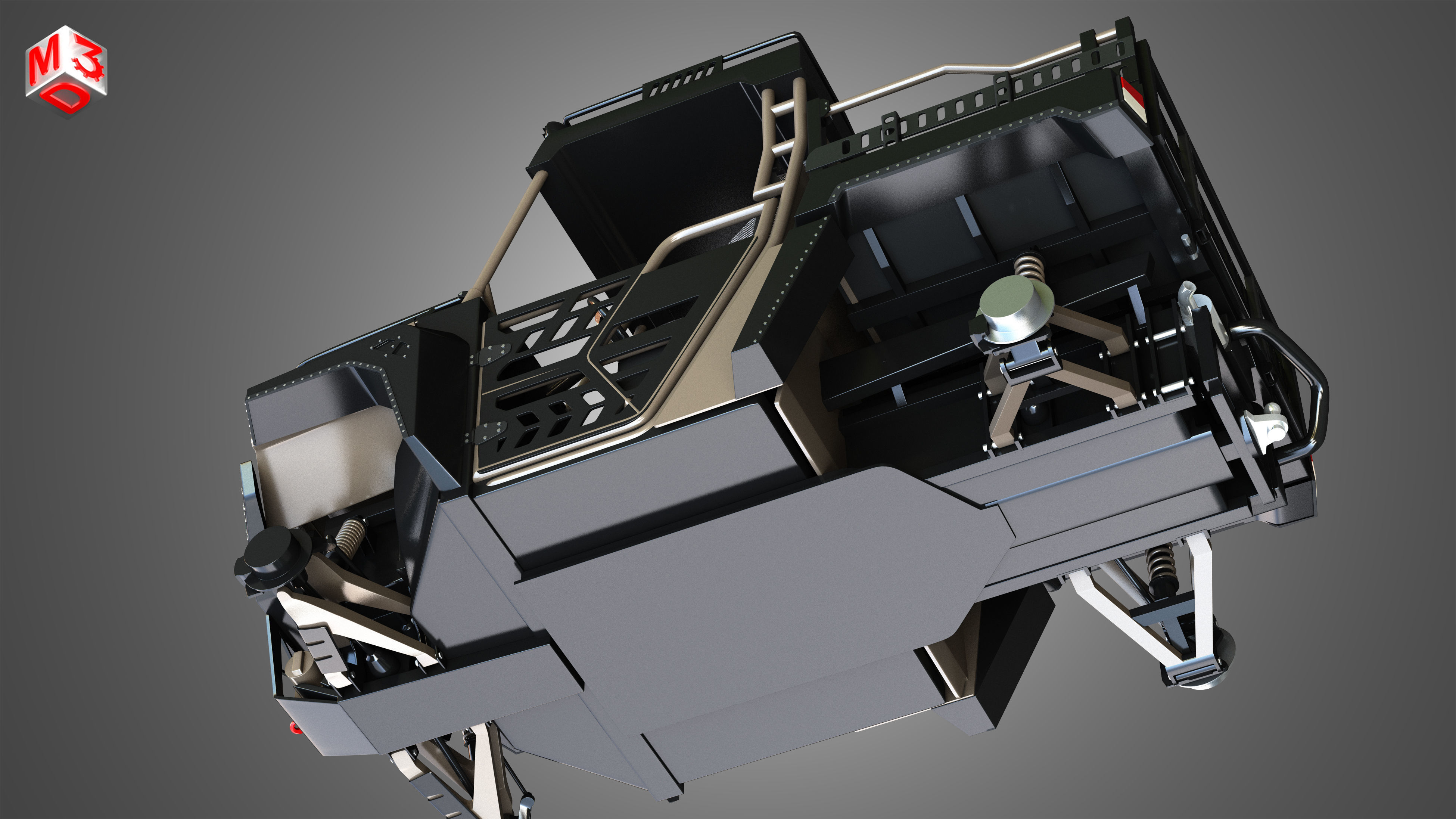 BMS - The Beast 1000 - with Tracks System 3D model | CGTrader