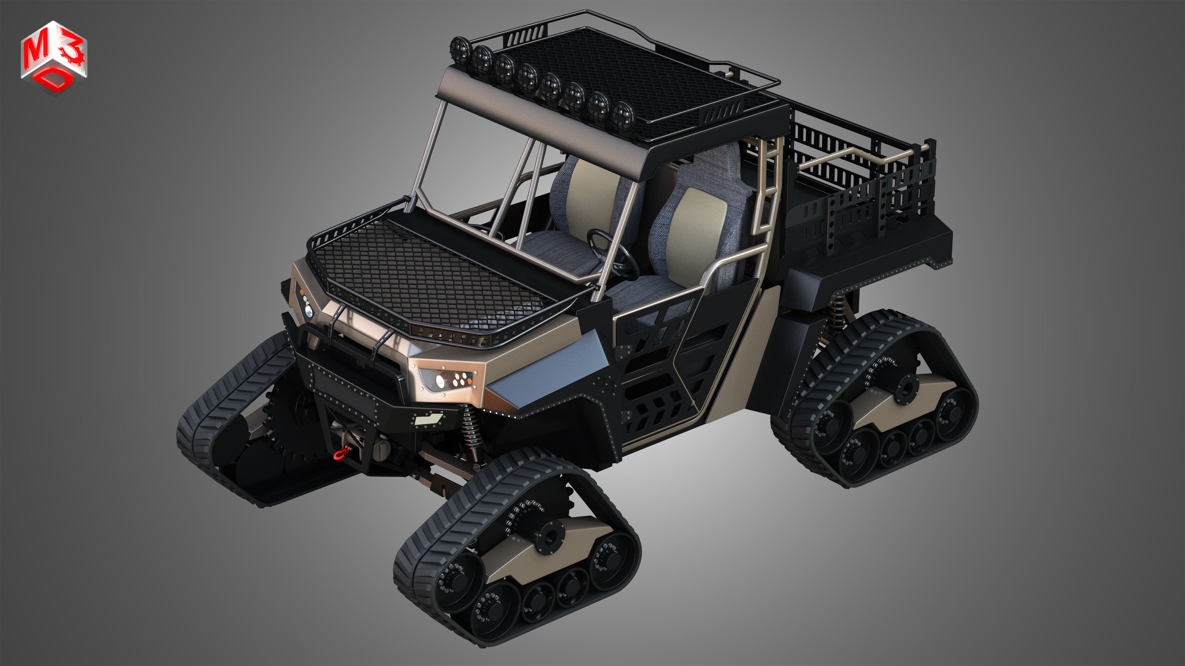 BMS - The Beast 1000 - with Tracks System 3D model | CGTrader