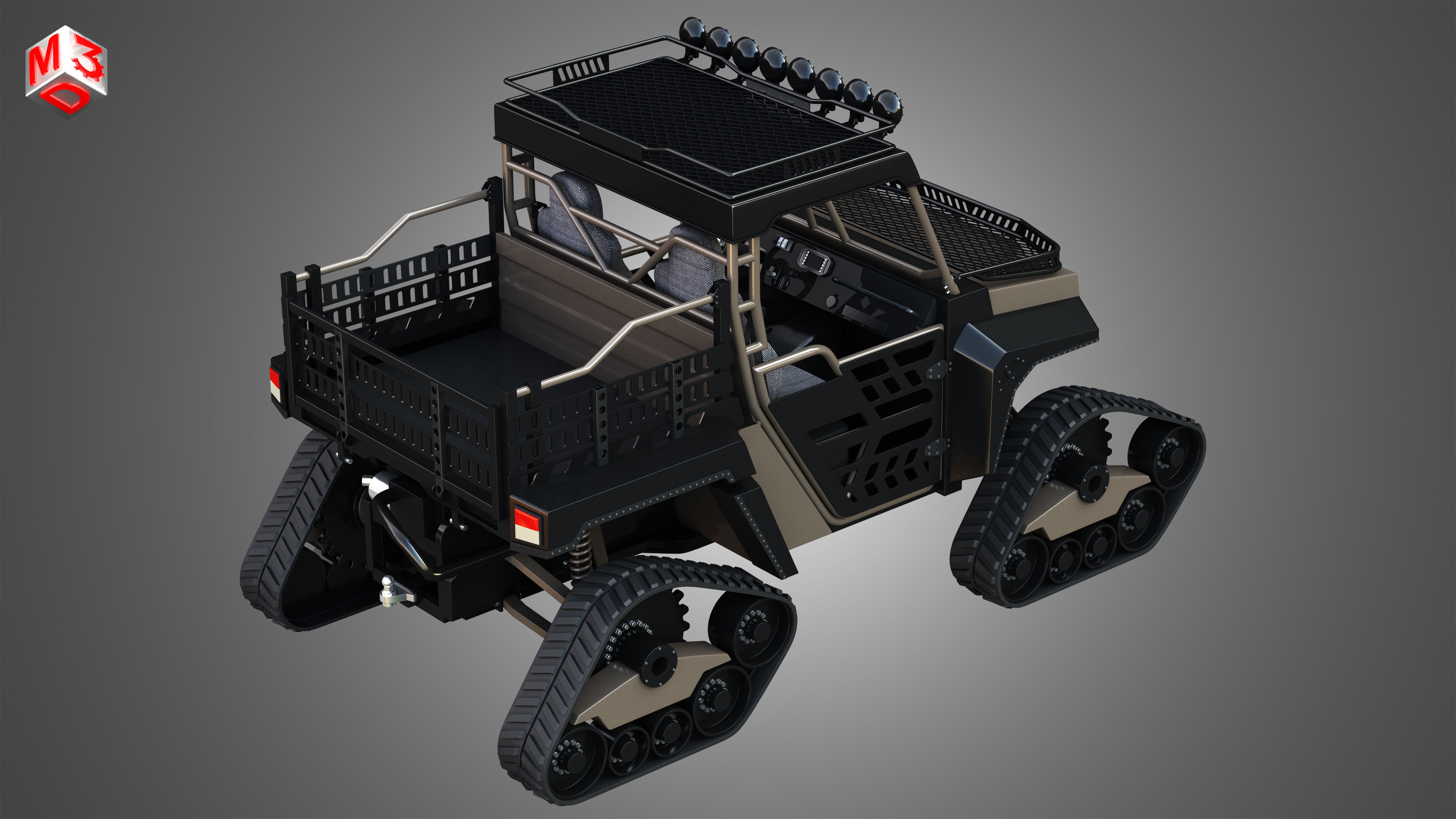 BMS - The Beast 1000 - with Tracks System 3D model | CGTrader