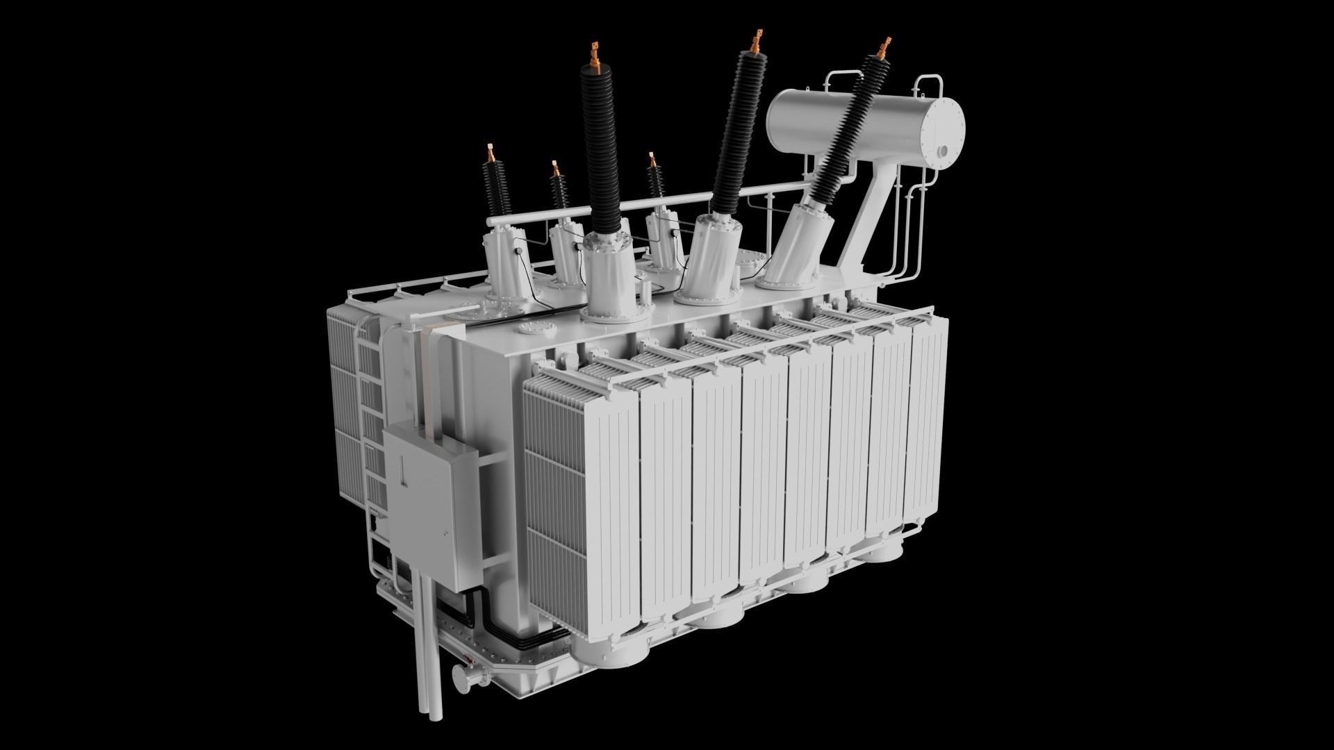 Electrical Transformer 3D model 3D model | CGTrader