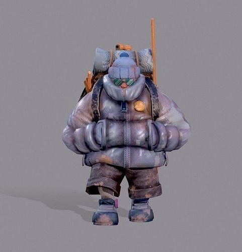 3D model Traveler Man VR / AR / low-poly | CGTrader