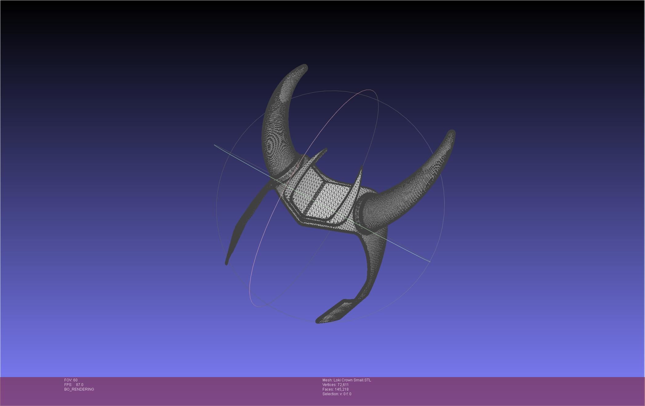 Marvel Loki Crown Small 3D model 3D printable | CGTrader