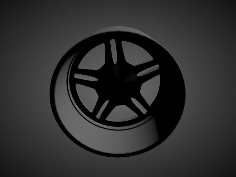 AMG STYLE IV scalable and printable rims 3D model 3D printable | CGTrader