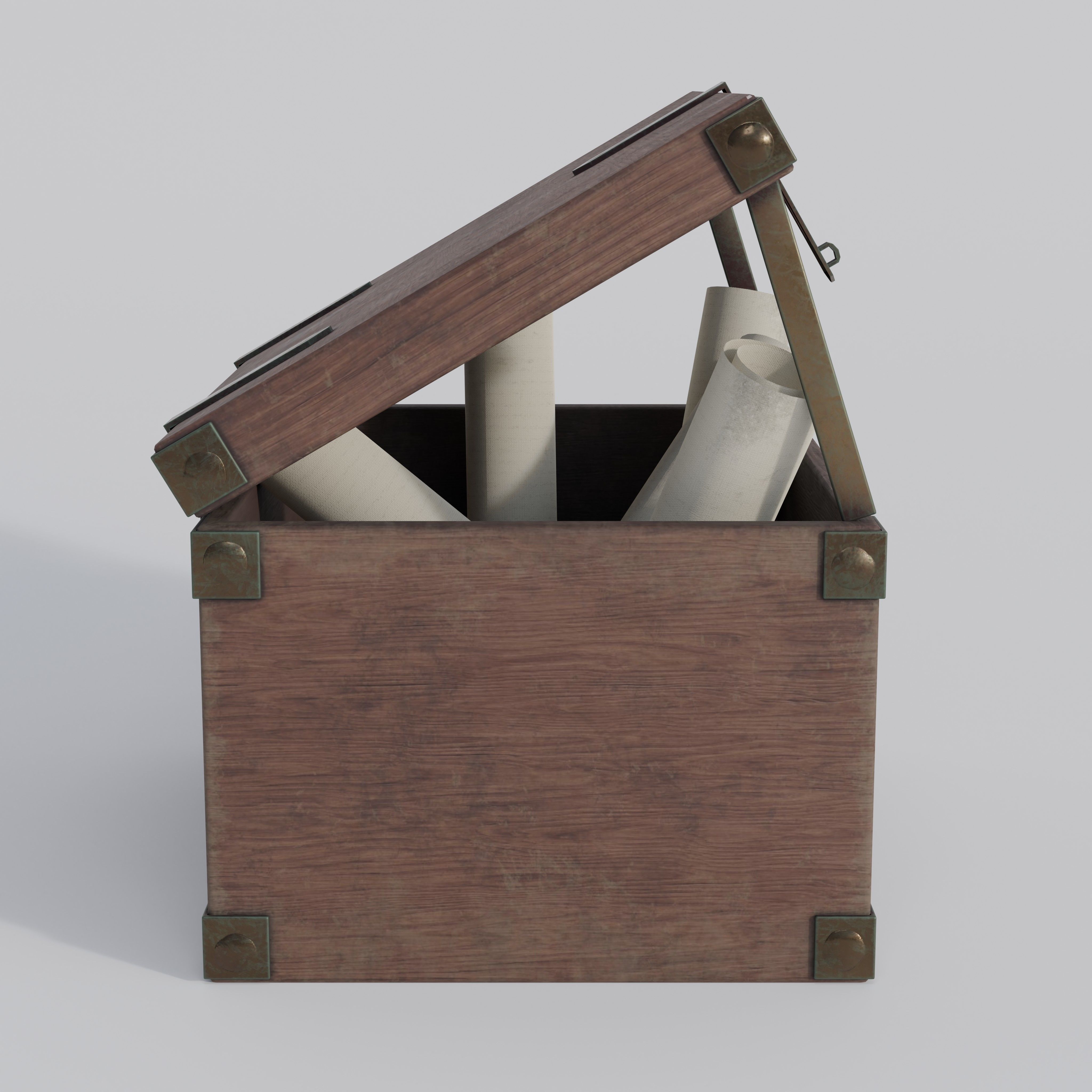 3D model Roman Chest VR / AR / low-poly | CGTrader