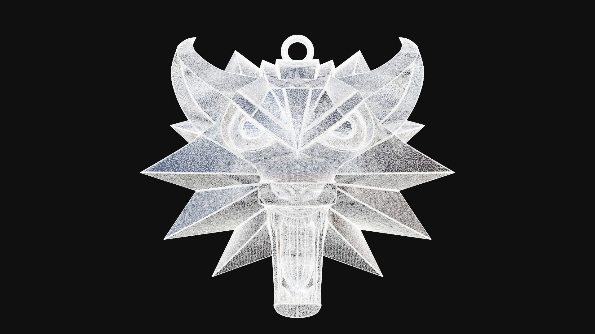 witcher necklace 3D model 3D printable | CGTrader