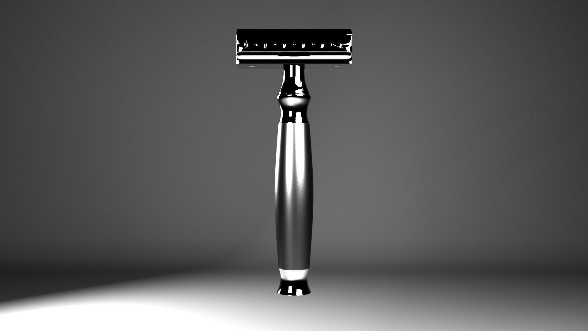 Shaving Razors Moustache 3D model | CGTrader