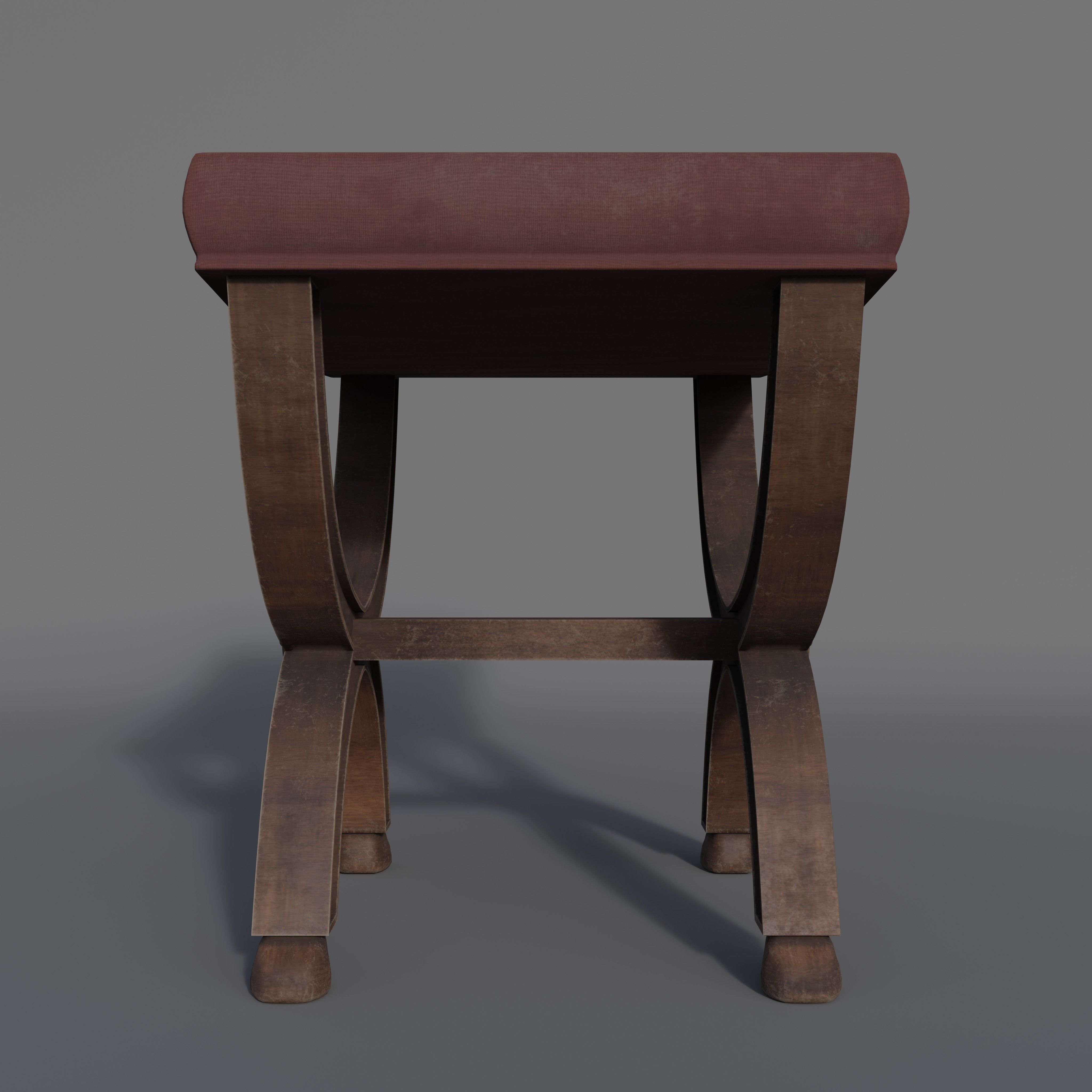 3D model Roman chair - Sella Curulis VR / AR / low-poly | CGTrader