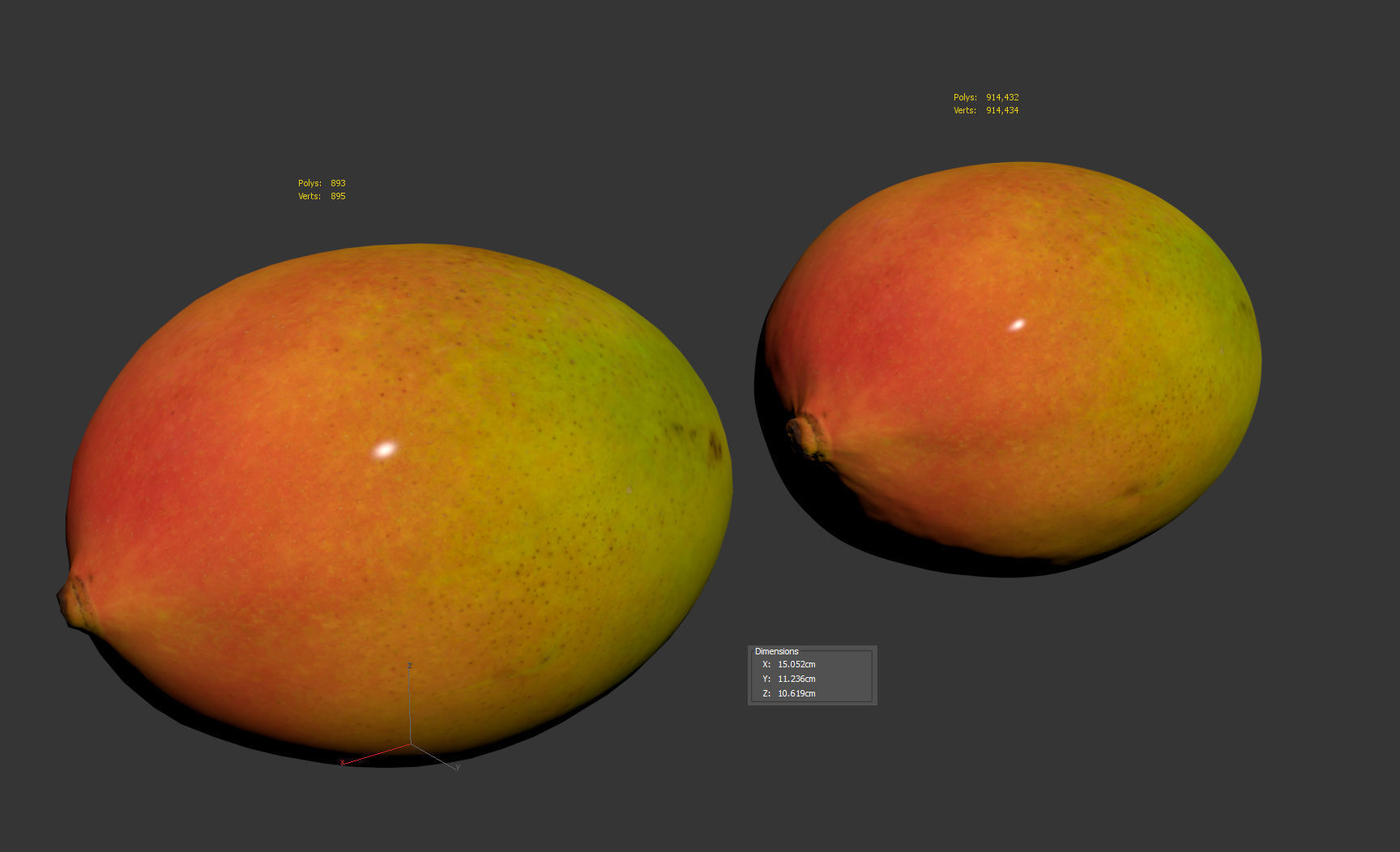 Mango 003 3D model | CGTrader