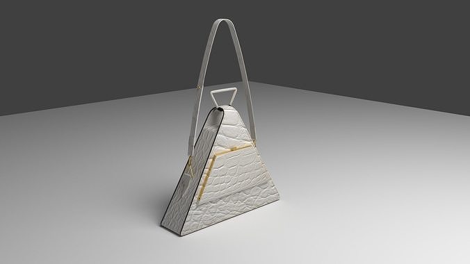 The Triangular Handbag catchy and Luxury 3D model | CGTrader