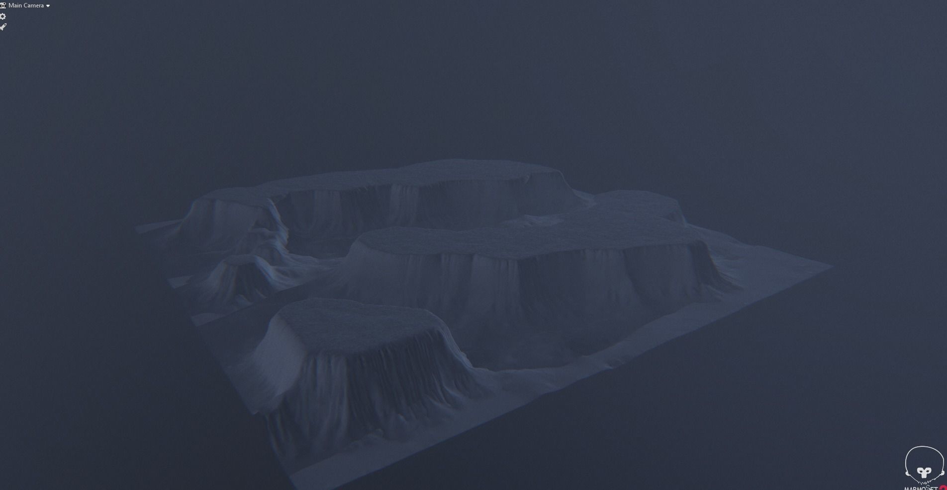 Plateau Terrain Mesh free 3D model | CGTrader