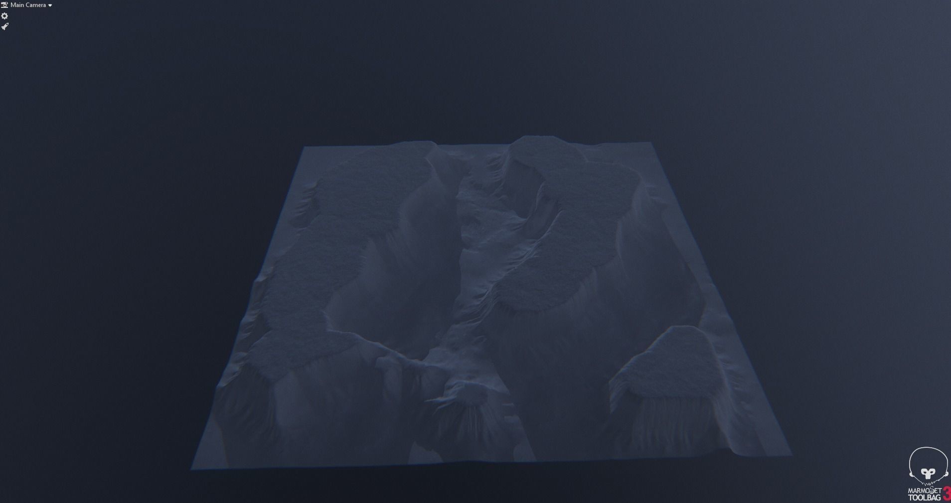 Plateau Terrain Mesh free 3D model | CGTrader